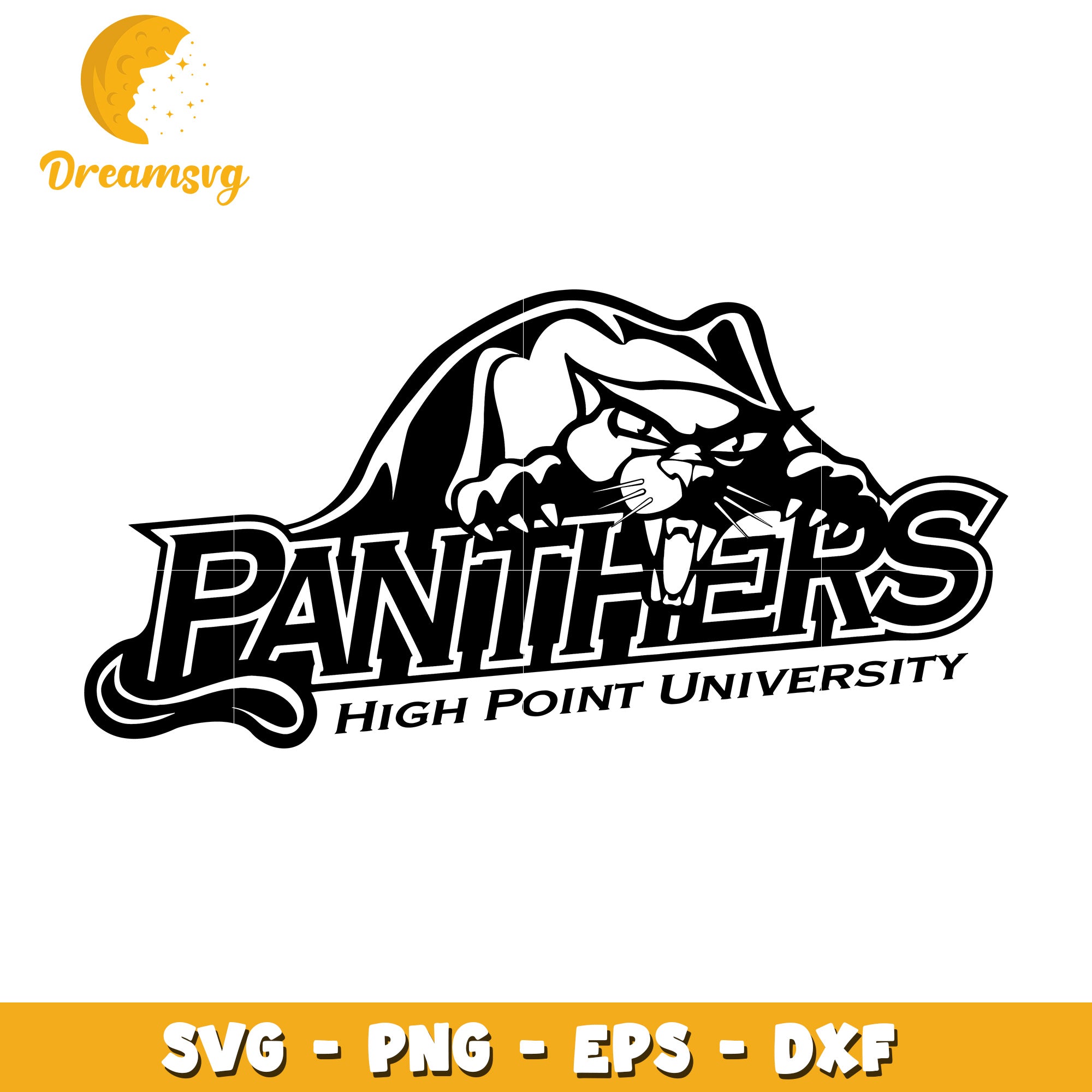 High Point Panthers SVG Cut File – DreamSVG Store