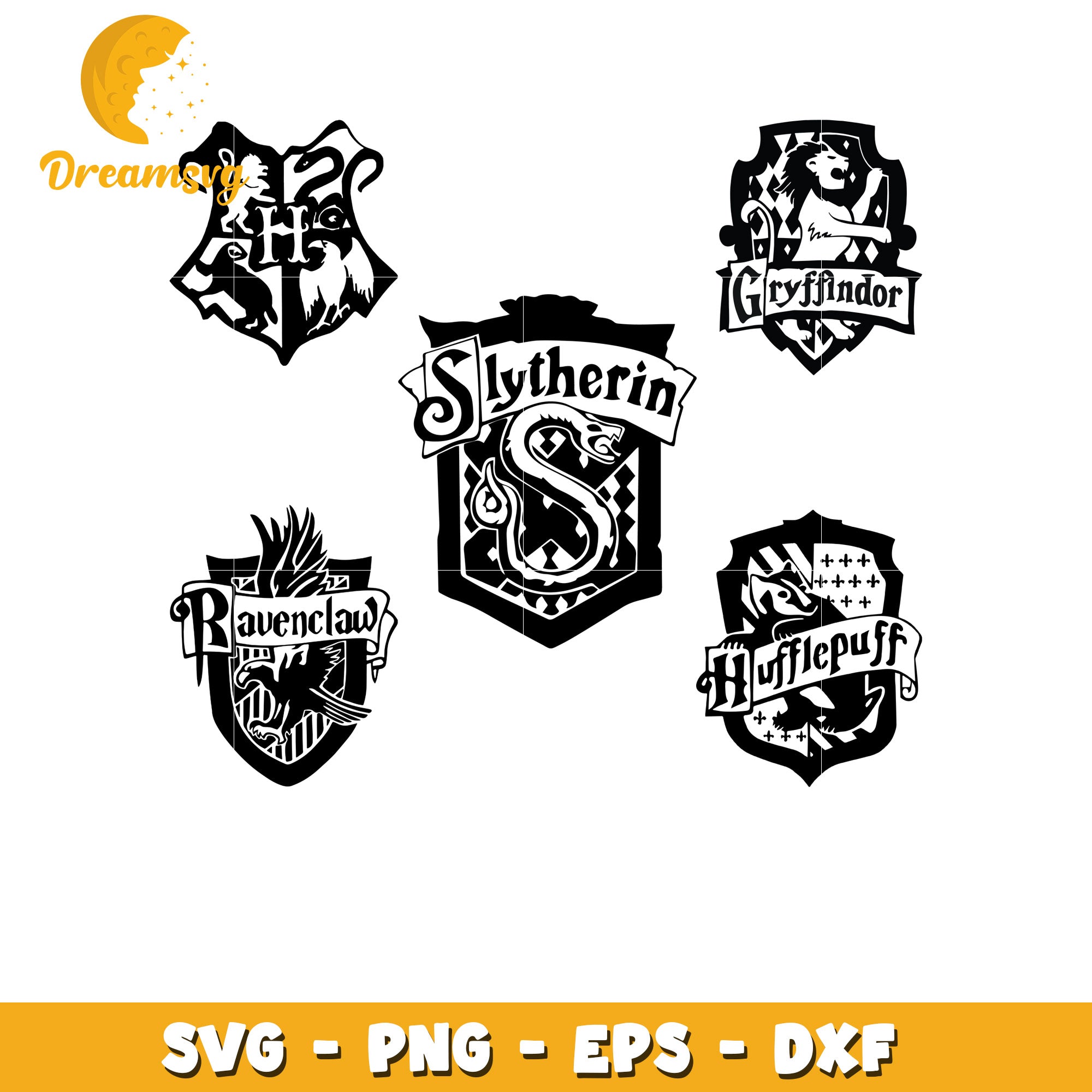 Hogwarts logo Crest bundle svg, harry potter movies svg – DreamSVG Store