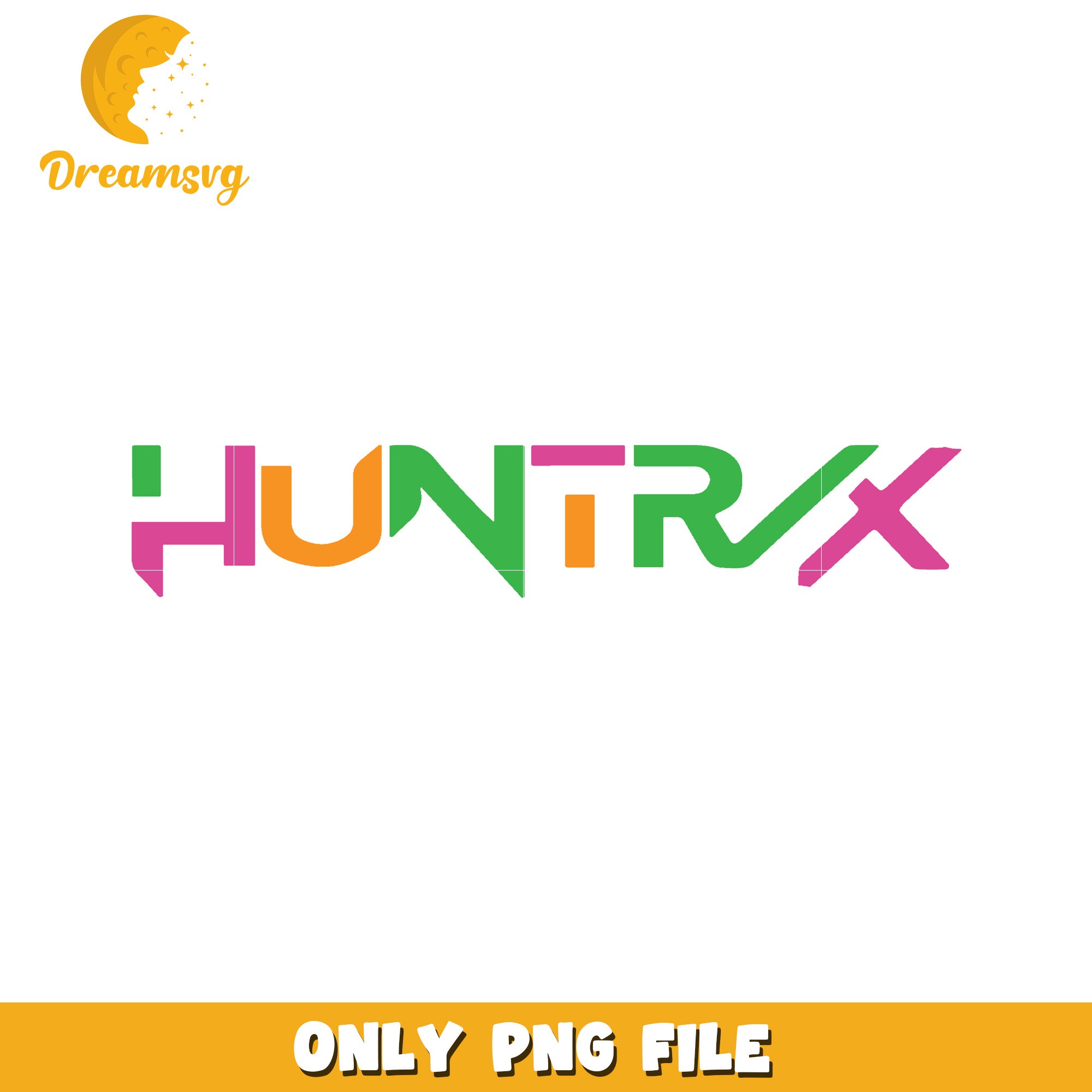 Huntrix logo red yellow and green png, korean manhwa png, kpop cartoon ...