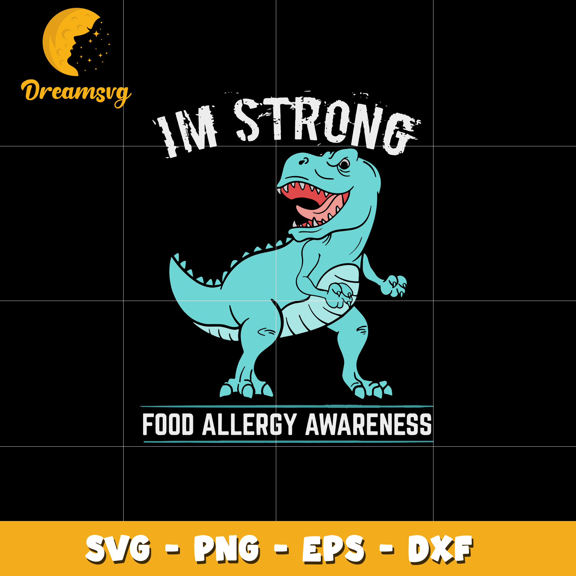 I'm Strong Food Allergy Awareness Svg – DreamSVG Store