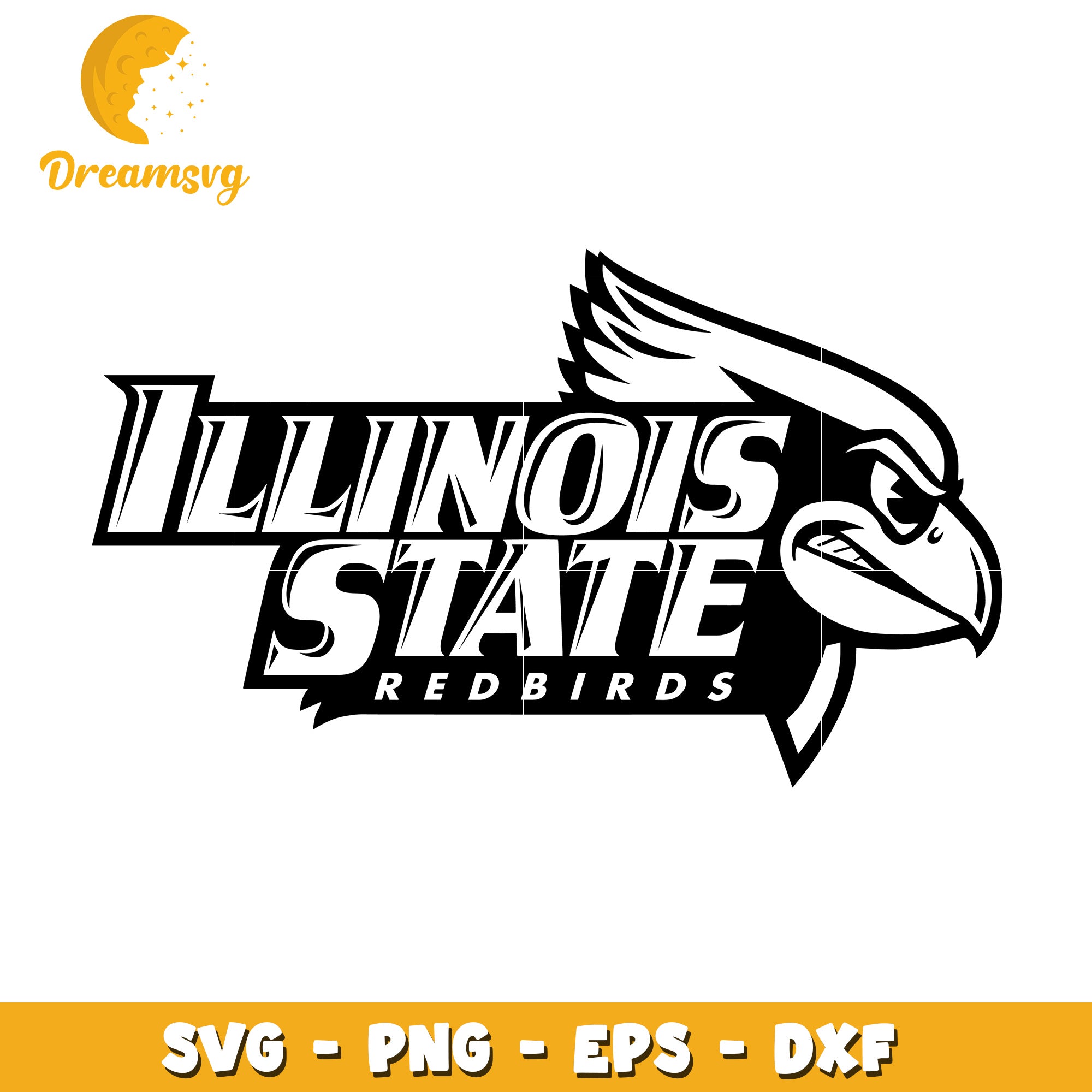 Illinois State Redbirds Logo SVG for Sports Fans and Crafters ...