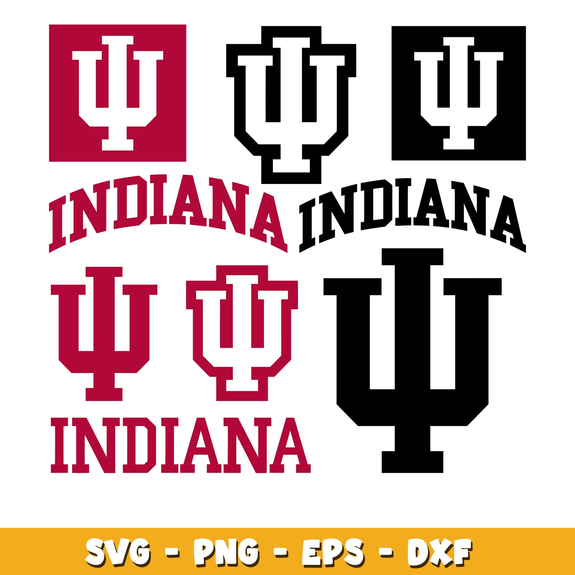 Indiana Hoosiers Bundle svg, Indiana Hoosiers logo svg, ncaa svg ...