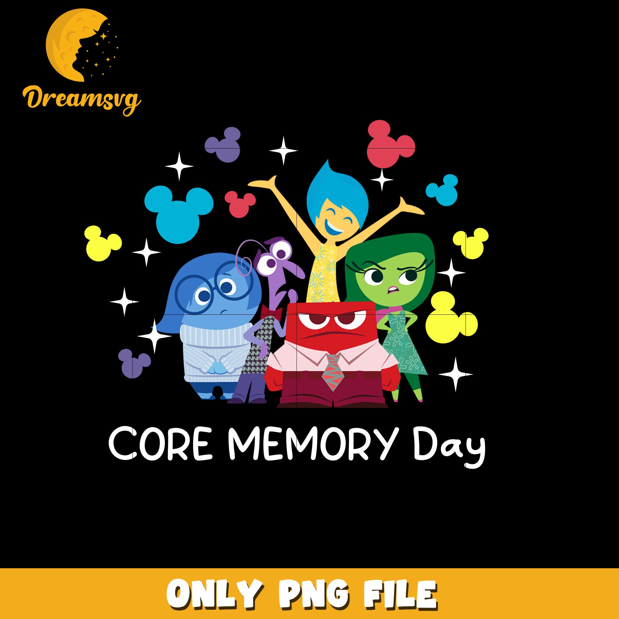 Inside Out Core Memory Day png, disney png – DreamSVG Store