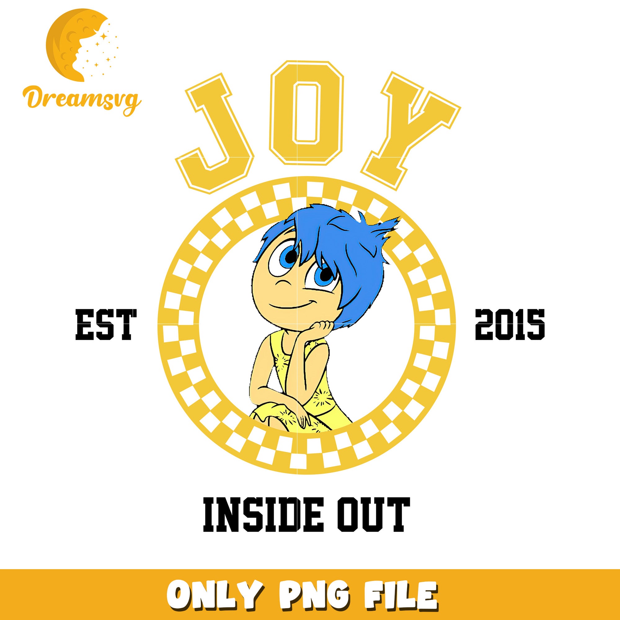 Inside Out Joy PNG Image Download – DreamSVG Store