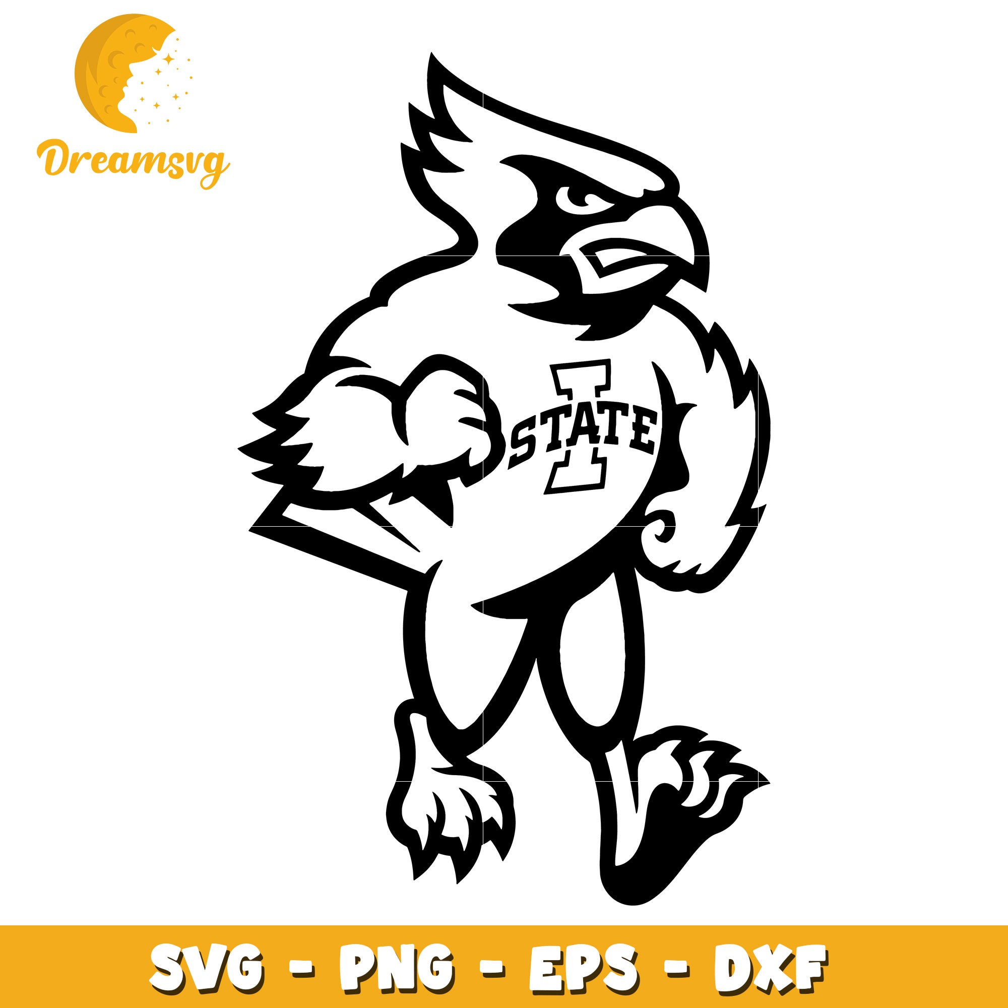 Iowa State Cyclone SVG Cut File – DreamSVG Store