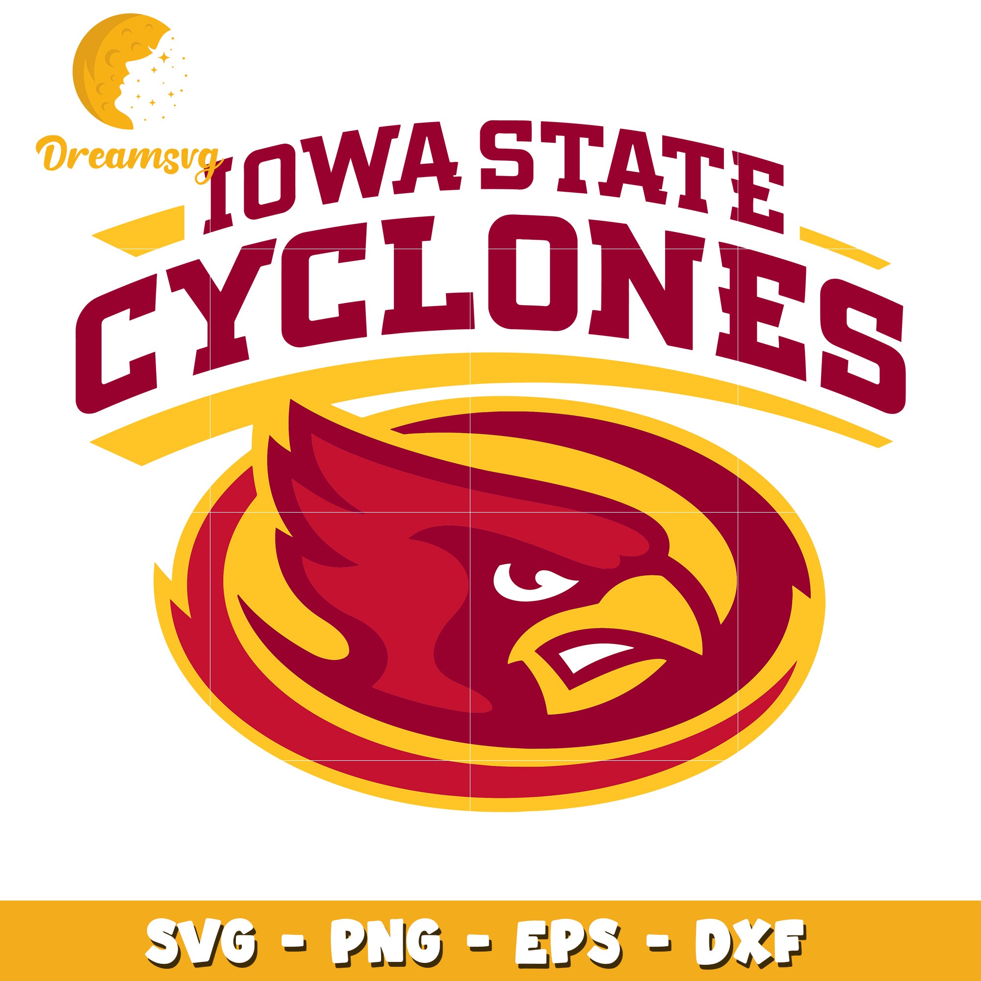 Iowa State Cyclones SVG Graphic for Fans and Crafters Design – DreamSVG ...