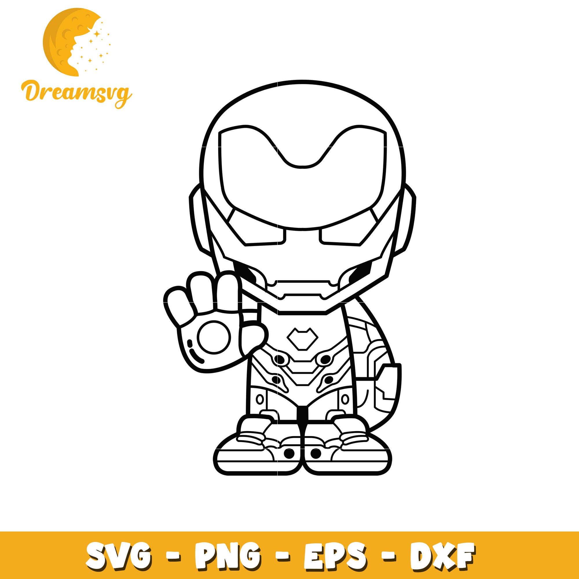 Iron Man SVG Cut File – DreamSVG Store