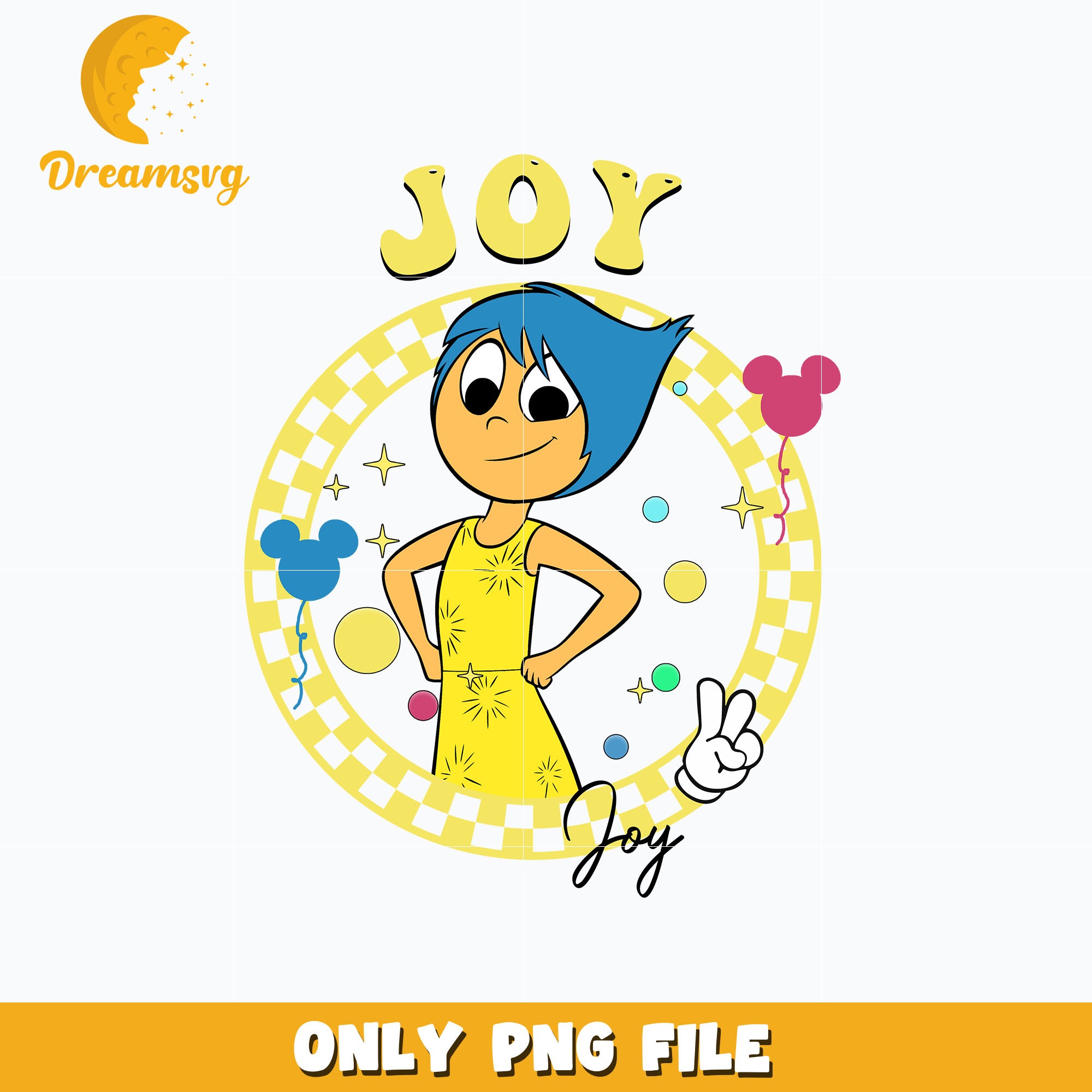 Joy name design png, inside out 2 png – DreamSVG Store