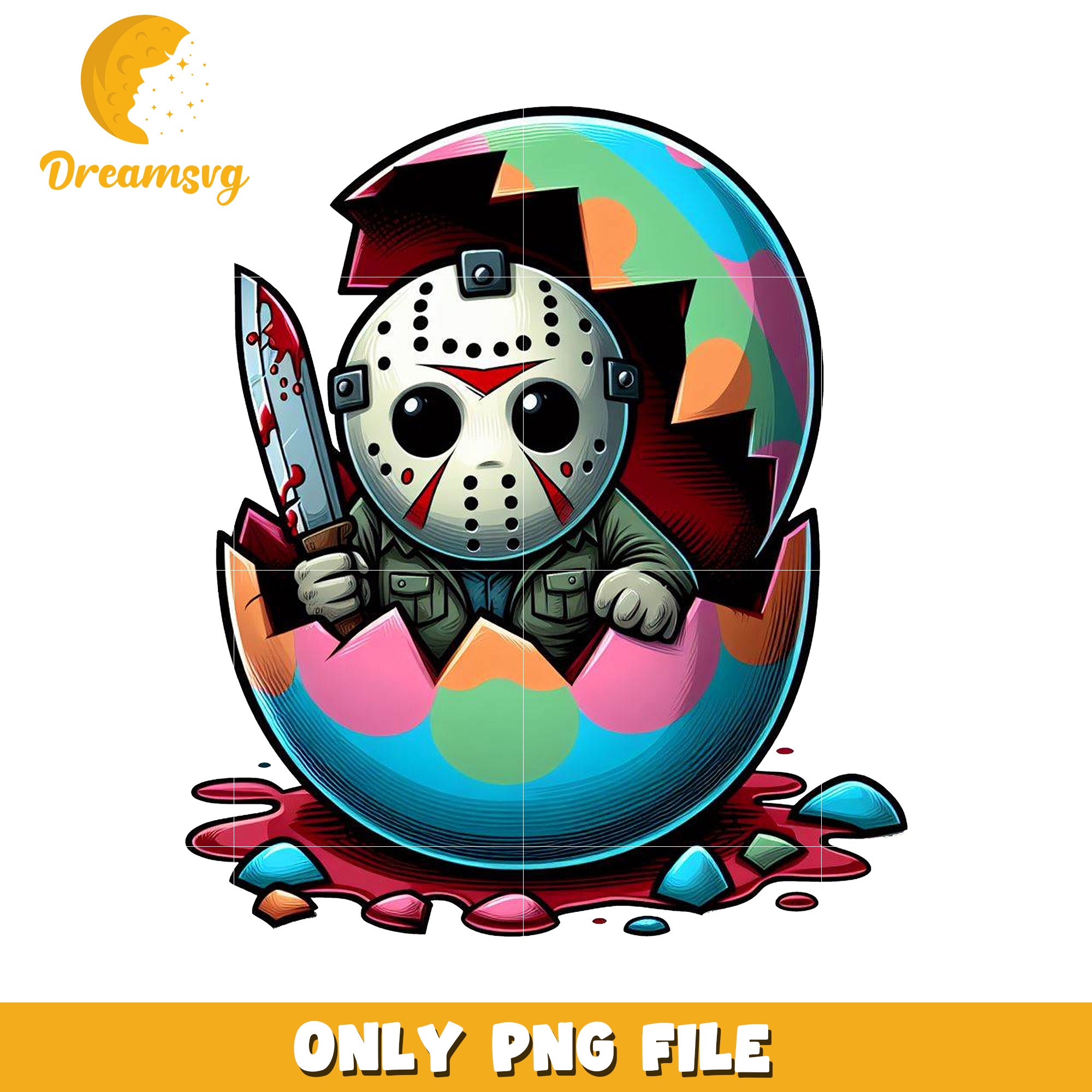 Jason Easter Egg PNG Graphic – DreamSVG Store