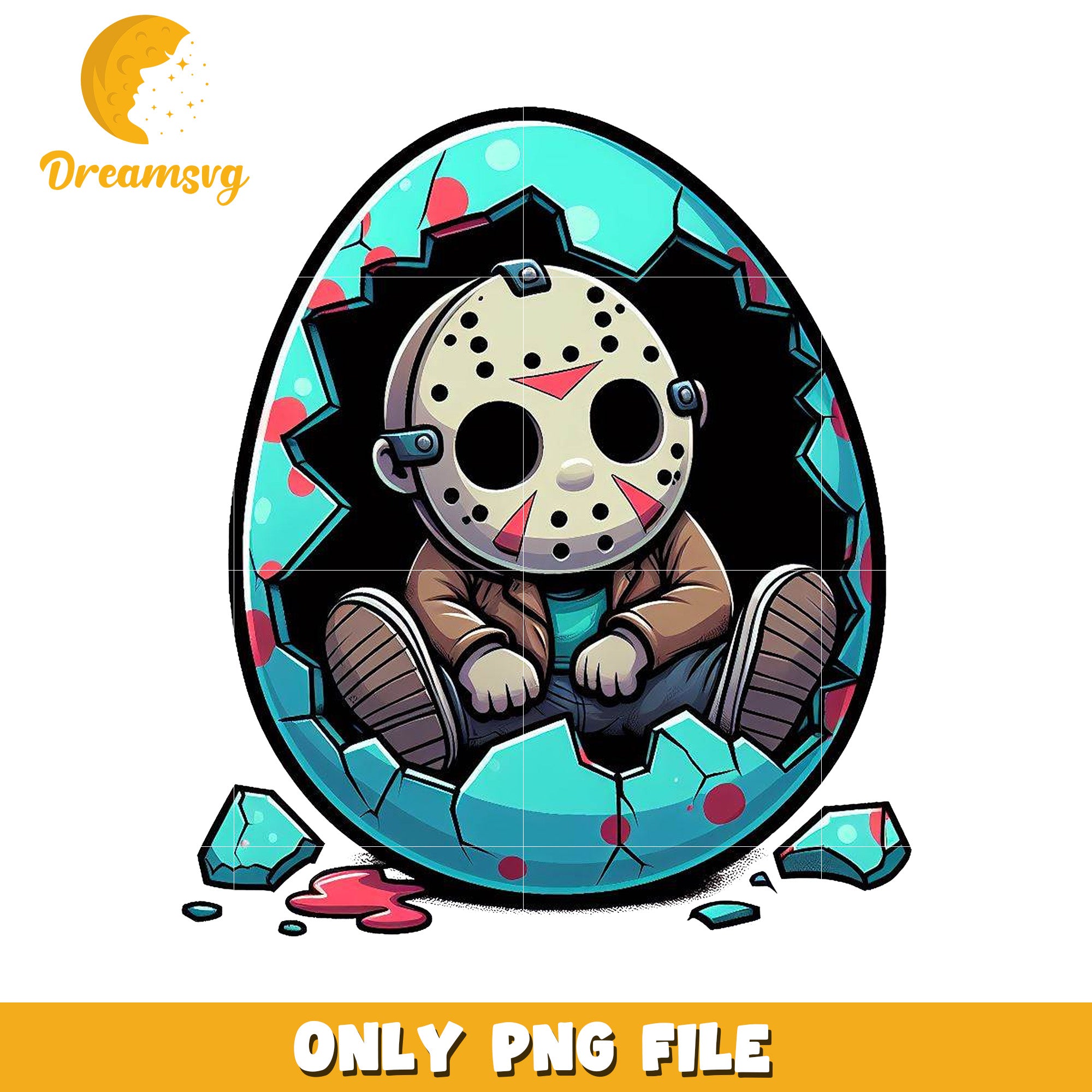 Jason Voorhees Easter Egg PNG – DreamSVG Store