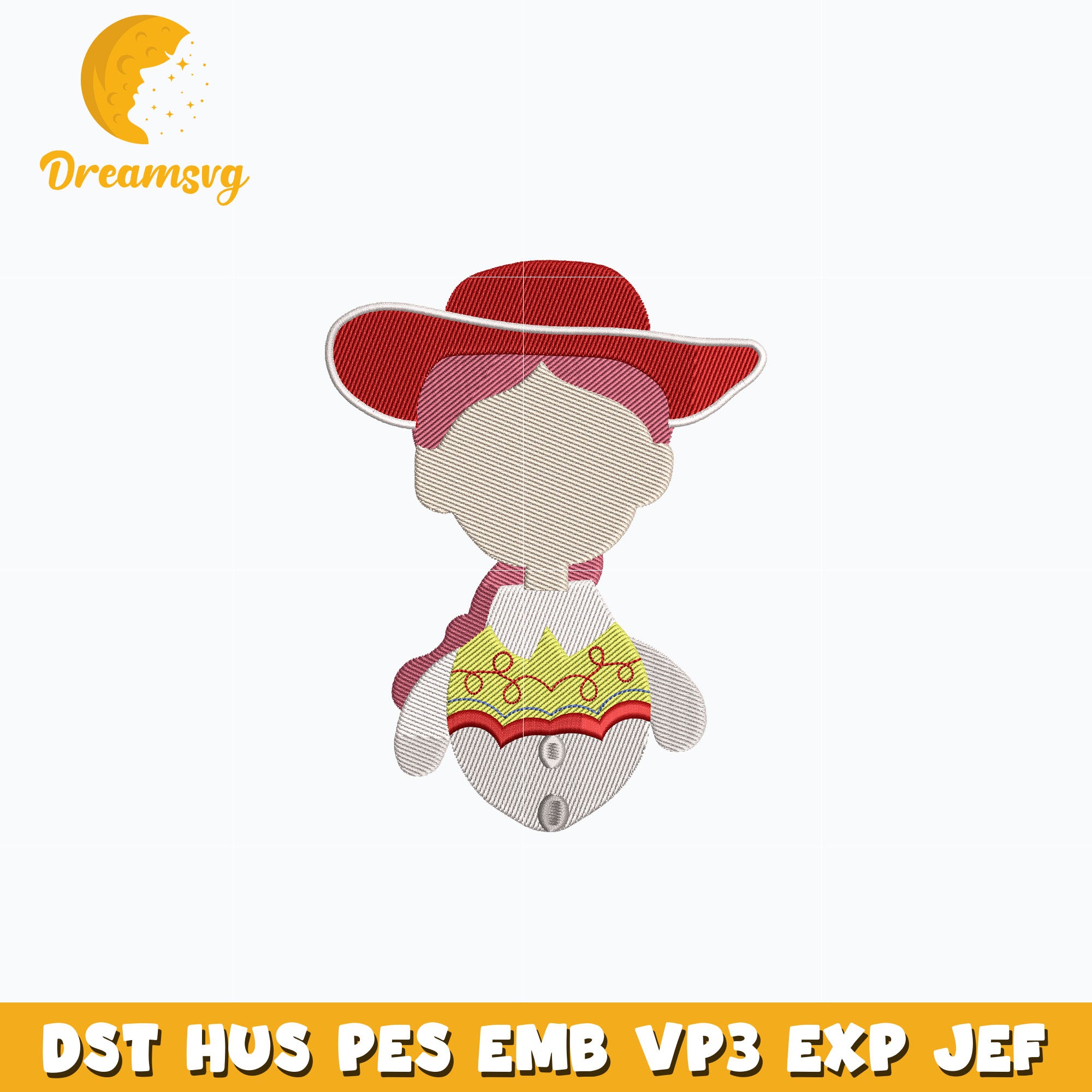 Jessie toy embroidery design – DreamSVG Store