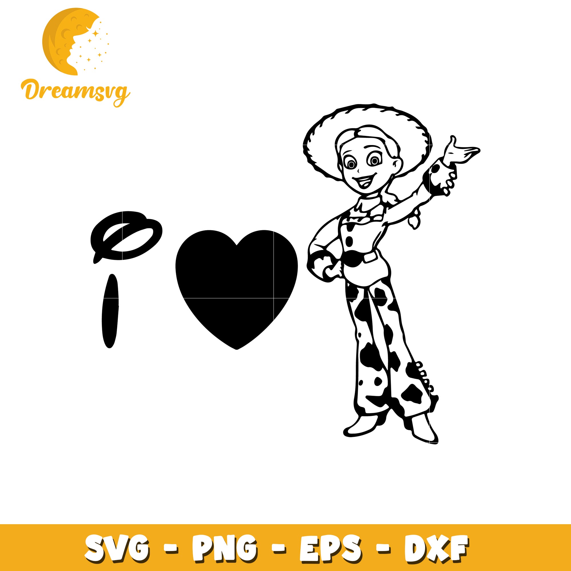 Jessie Toy Story SVG Cut File – DreamSVG Store