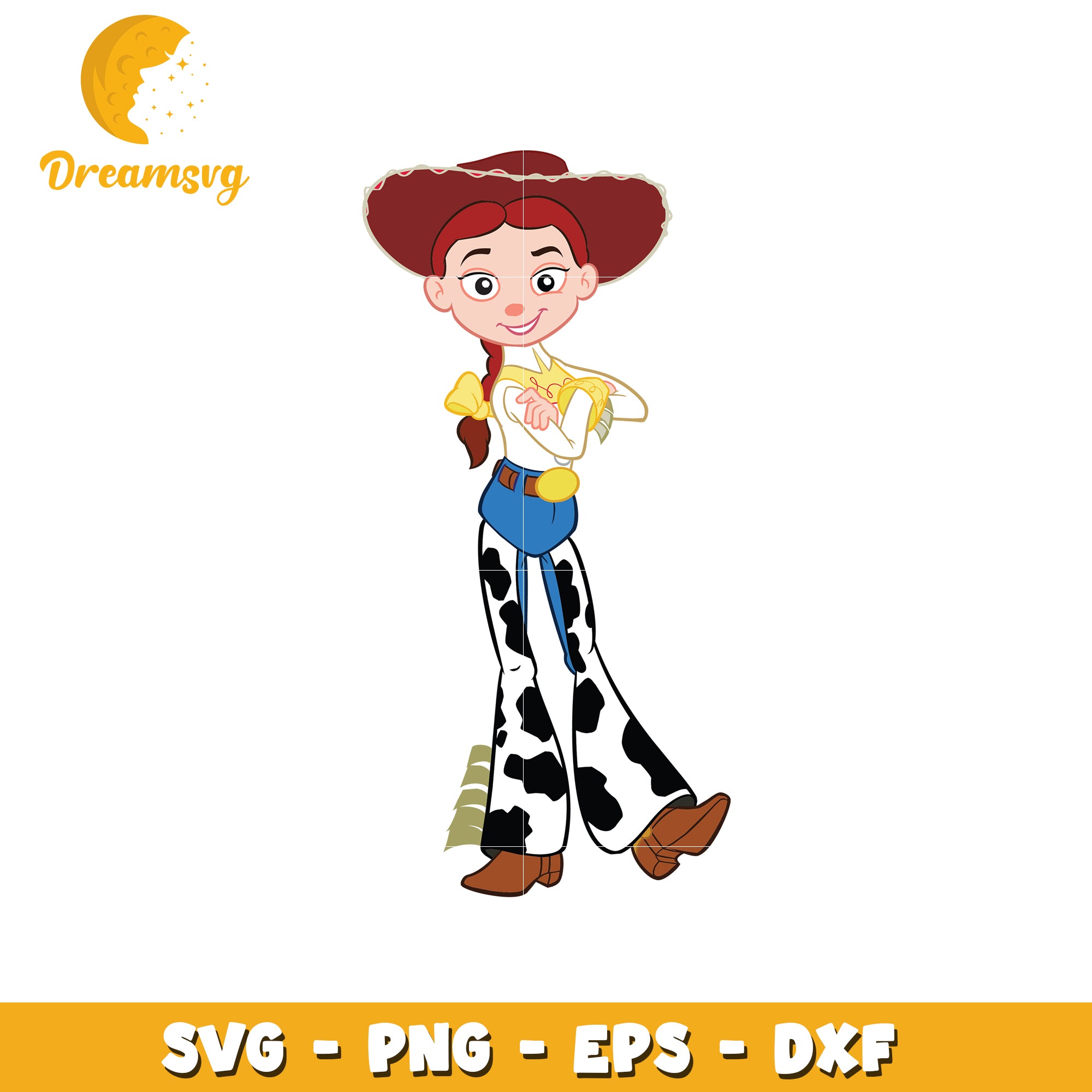Jessie Toy Story SVG PNG EPS DXF – DreamSVG Store