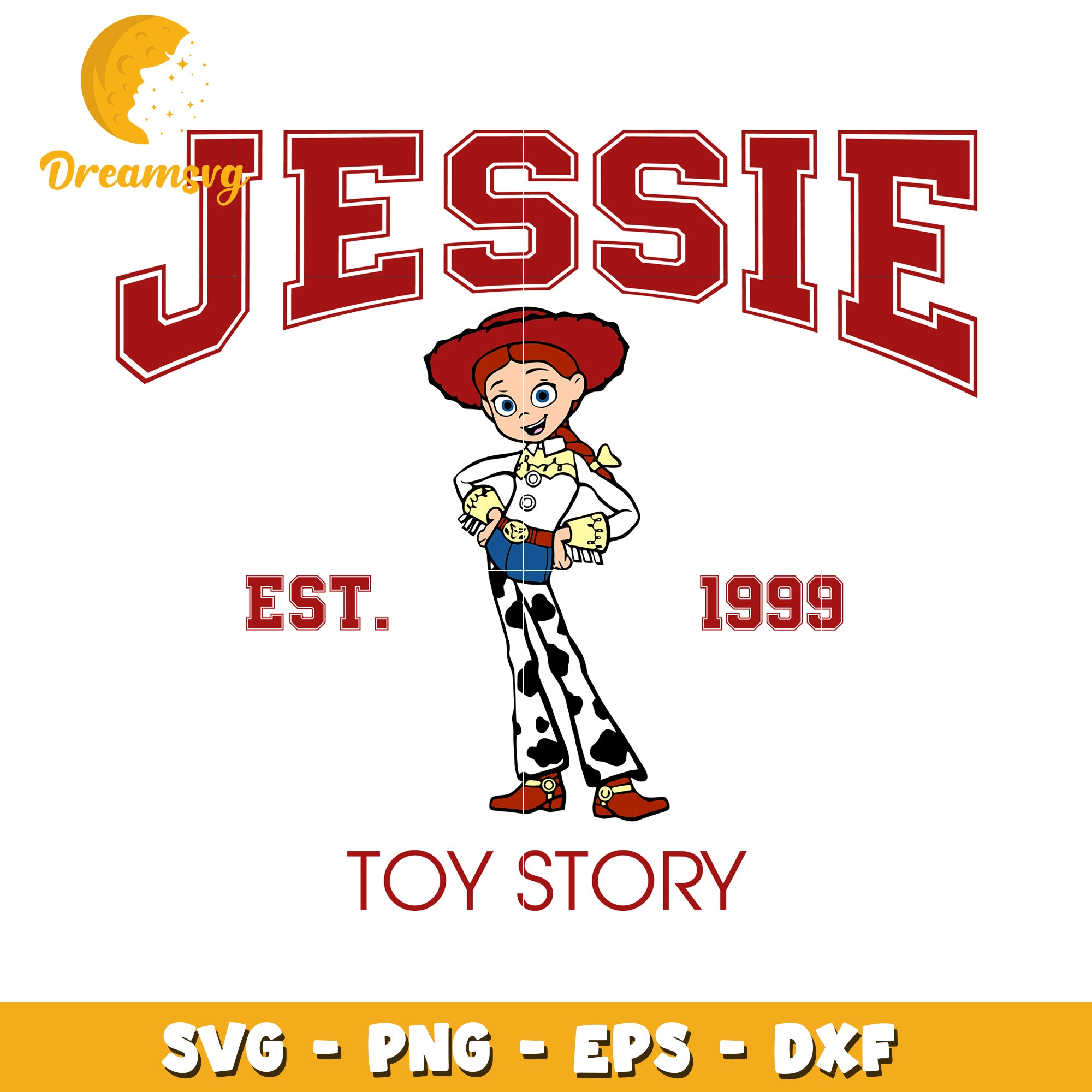 Jessie Toy Story SVG PNG EPS DXF – DreamSVG Store