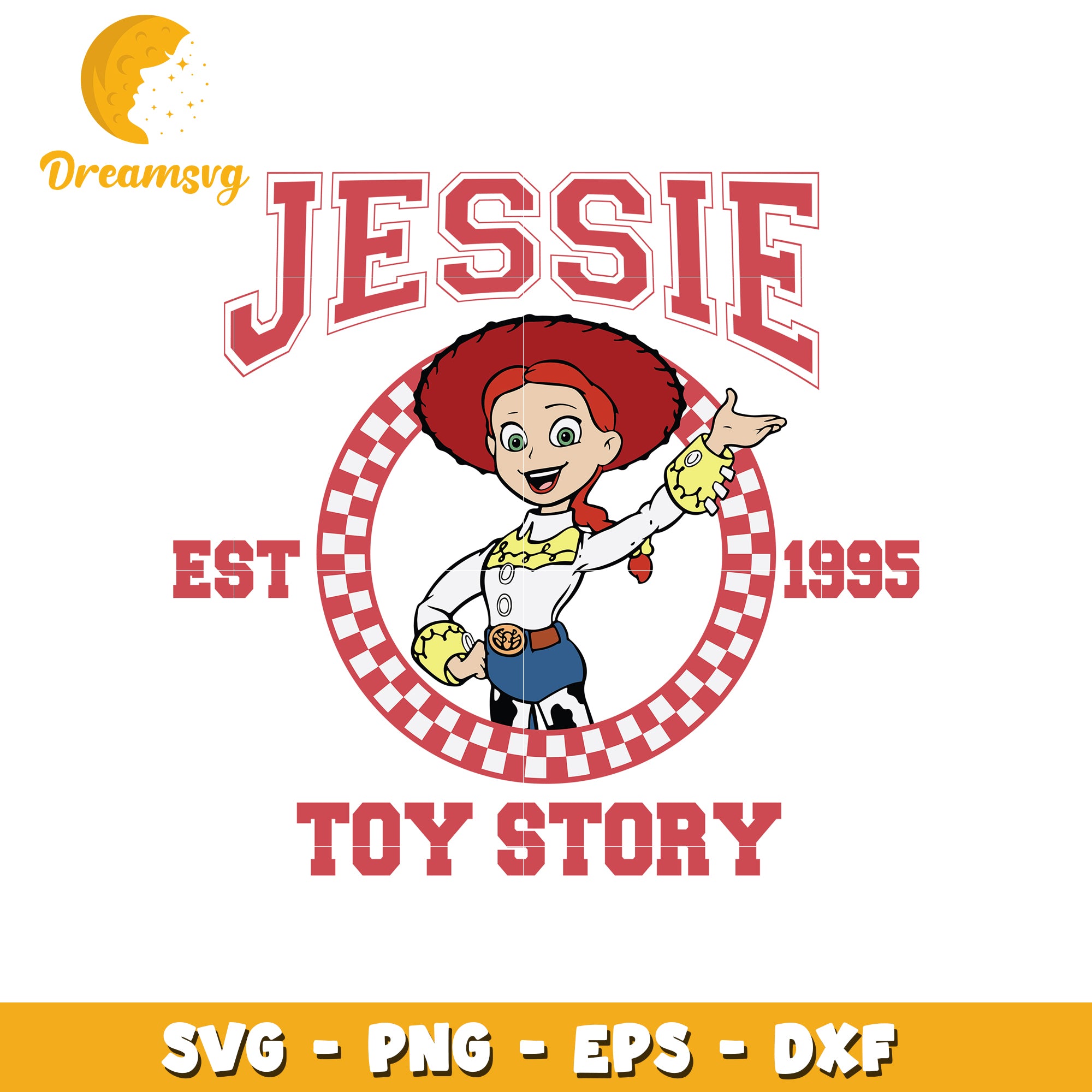 Jessie toy story est 1995 svg, Jessie character svg, toy story svg ...