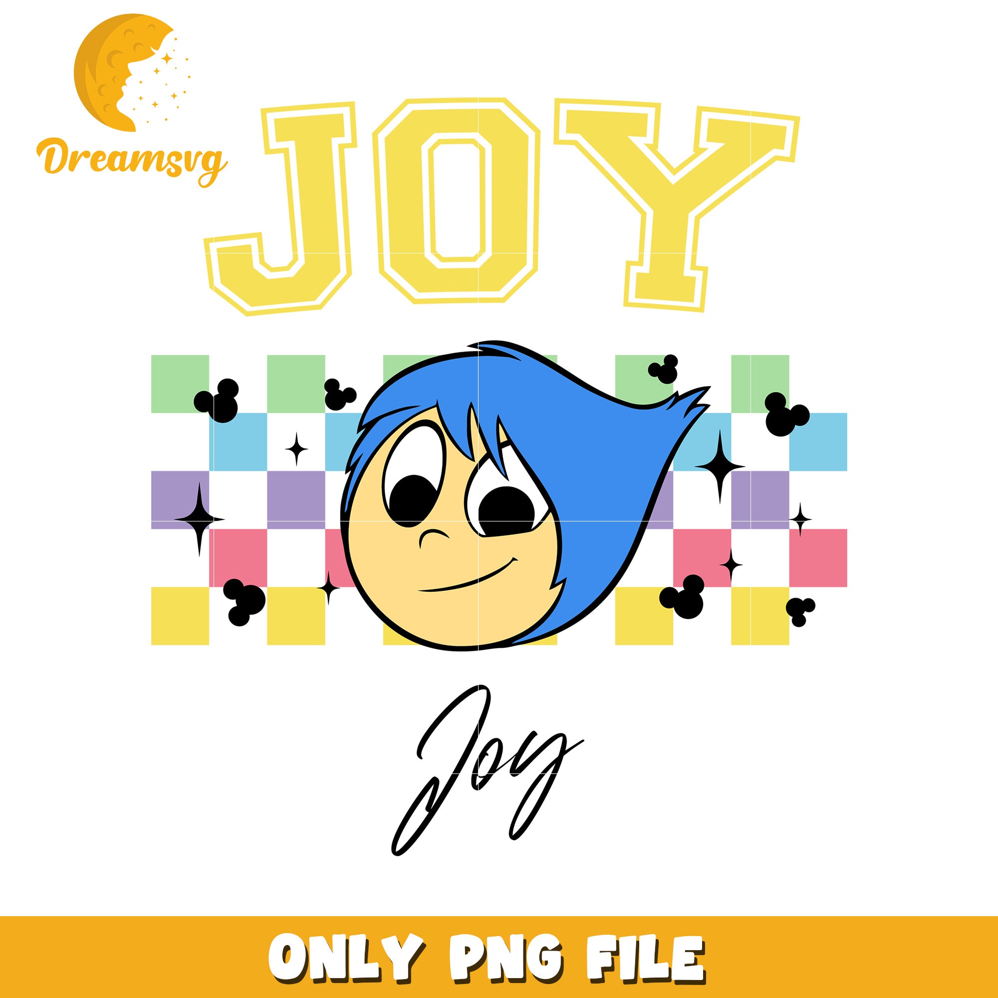 Joy PNG Inside Out Character – DreamSVG Store