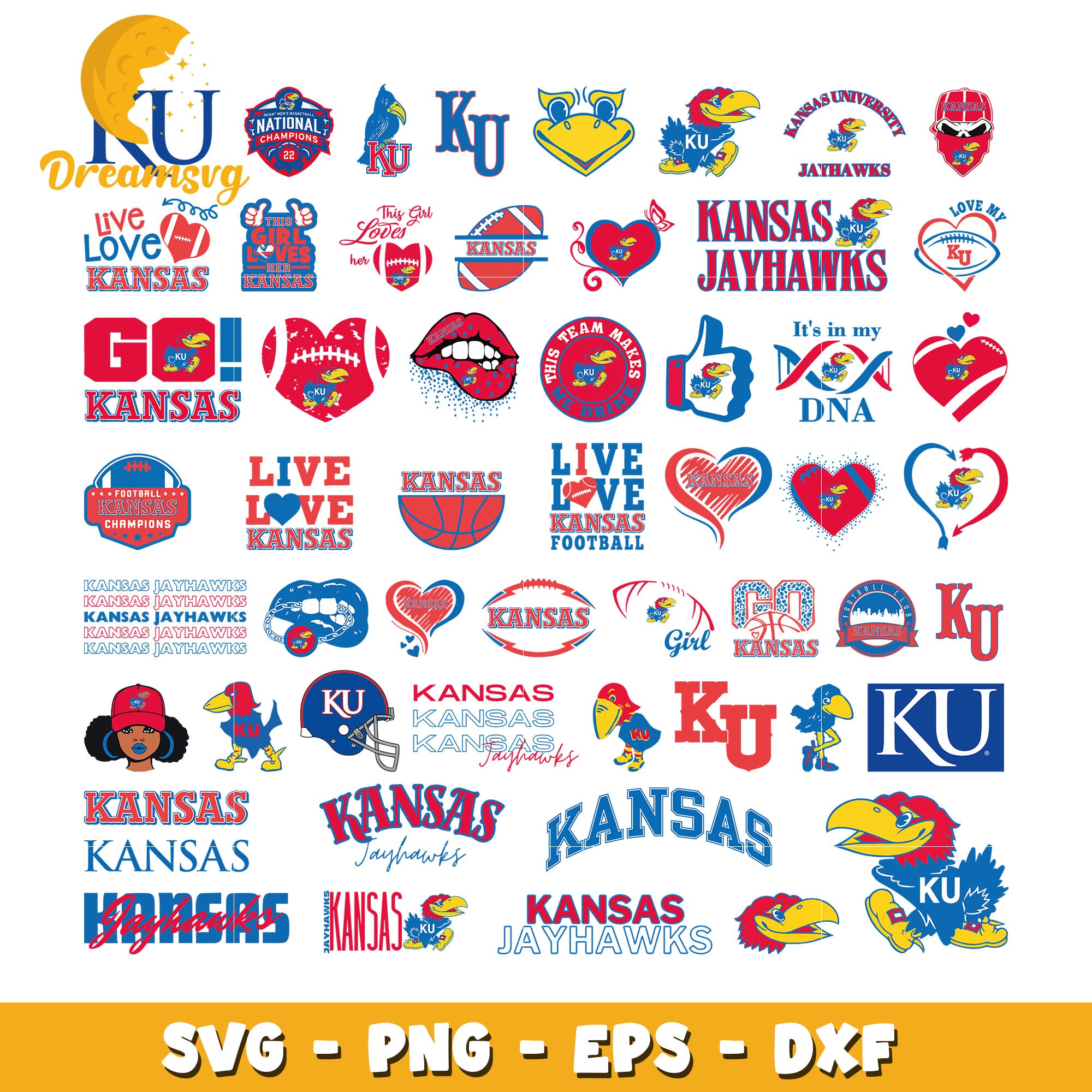 Kansas jayhawks ncaa design bundle svg, kansas jayhawks football svg ...