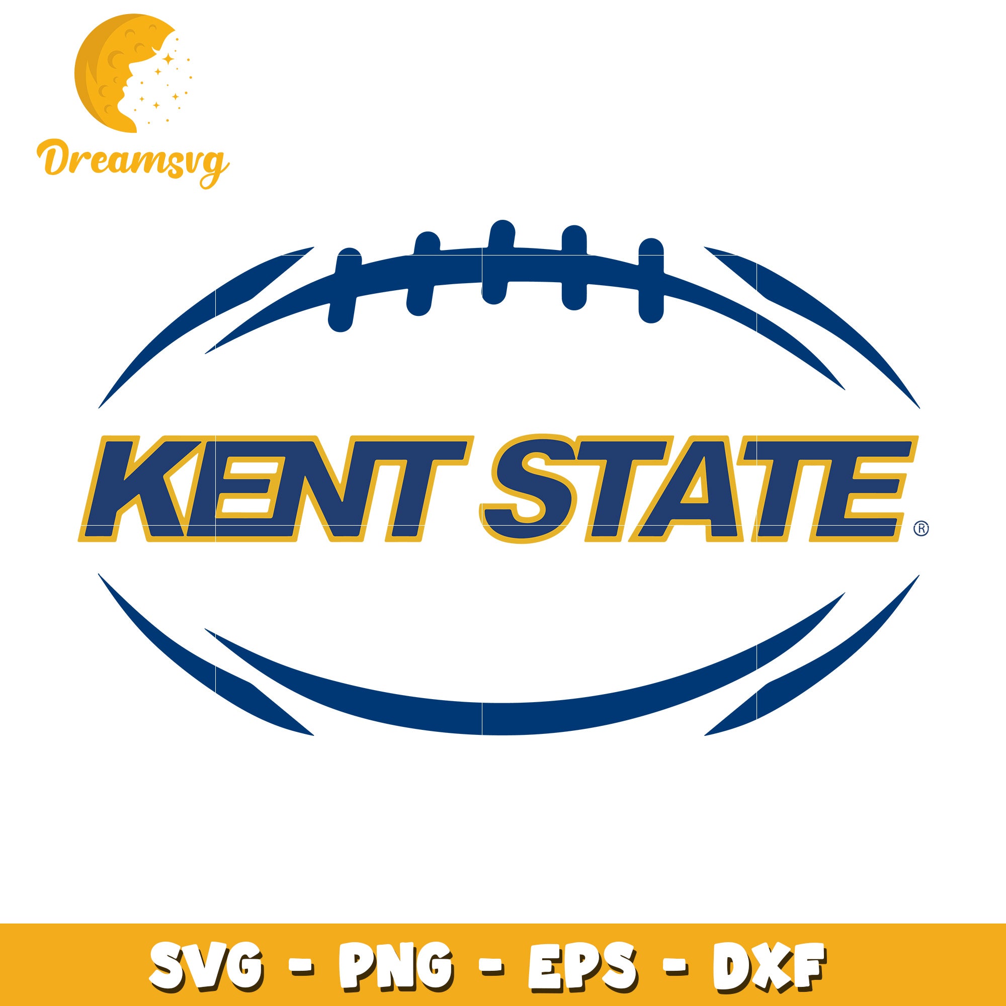 Kent State Football SVG PNG EPS DXF – DreamSVG Store