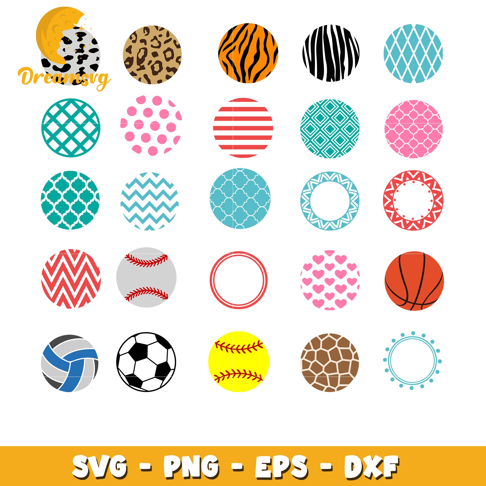 Keychain Round Circle Patterns bundle svg, vintage svg – DreamSVG Store