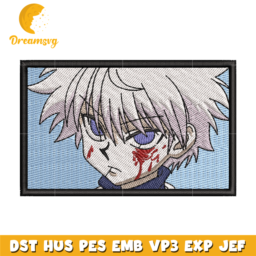 Killua angry embroidery design – DreamSVG Store