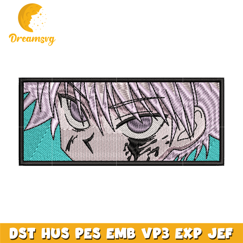 Killua eyes embroidery design