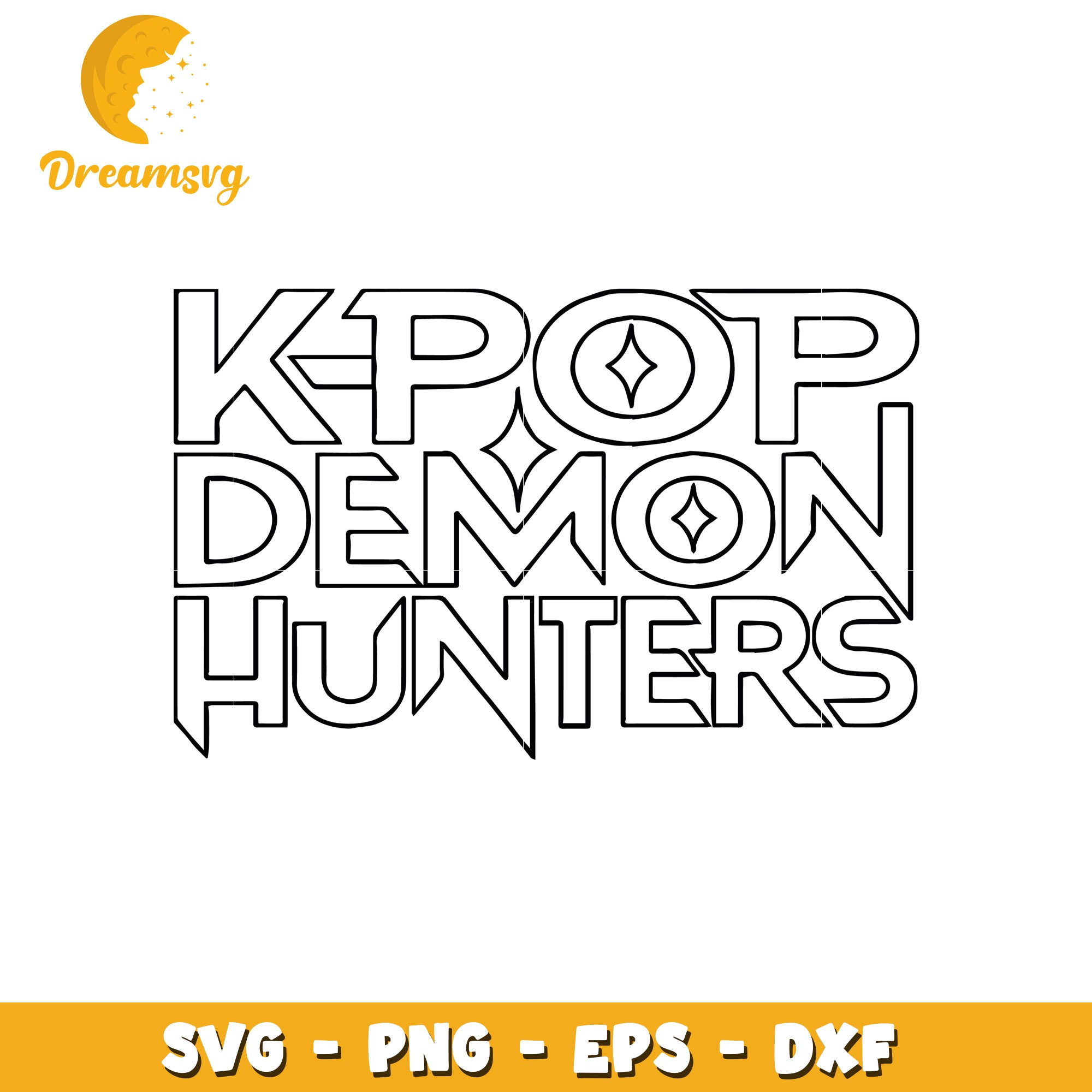Kpop huntrix demon hunters logo svg, huntrix logo svg, demon hunters l ...