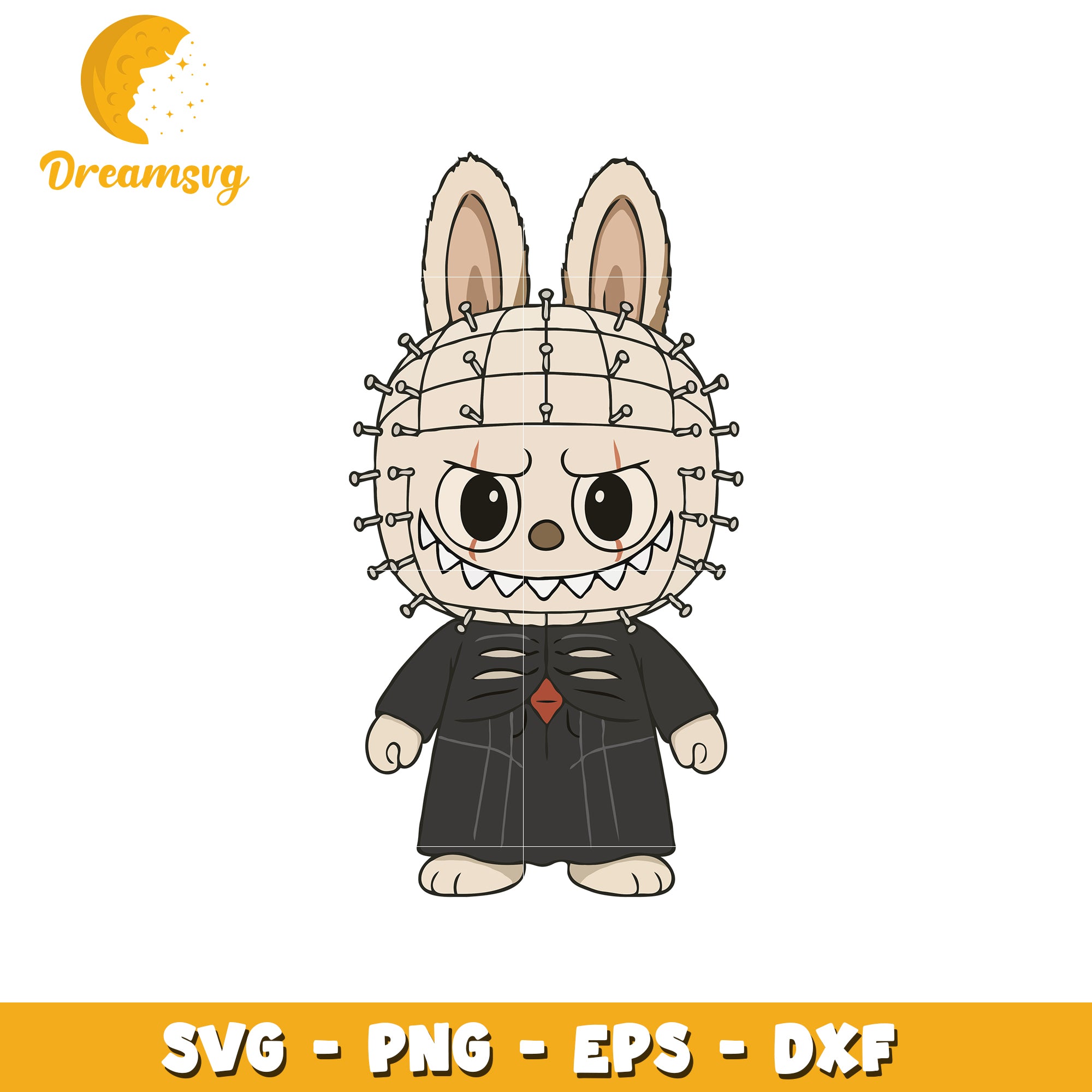 Labubu monster characters svg, labubu characters svg, labubu outfits s ...