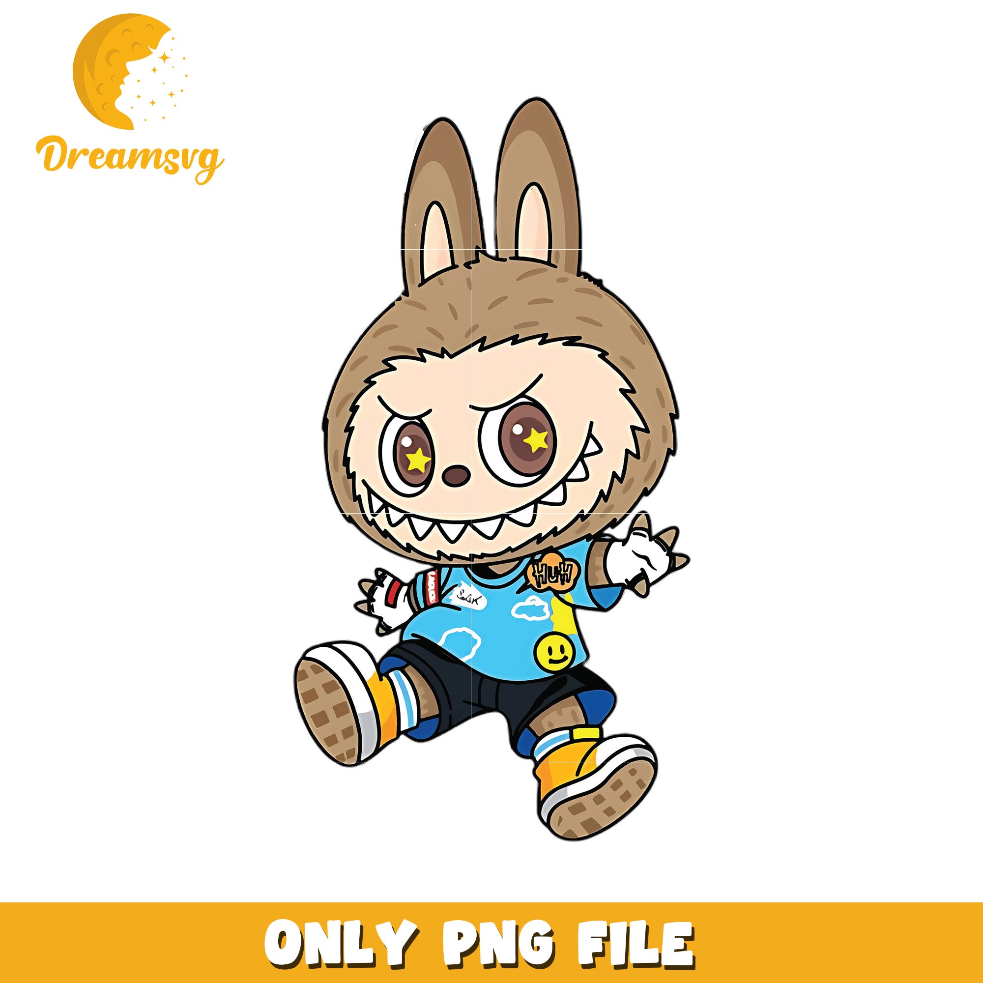 Labubu sportwear design png, popmart labubu png, cartoon characters pn ...