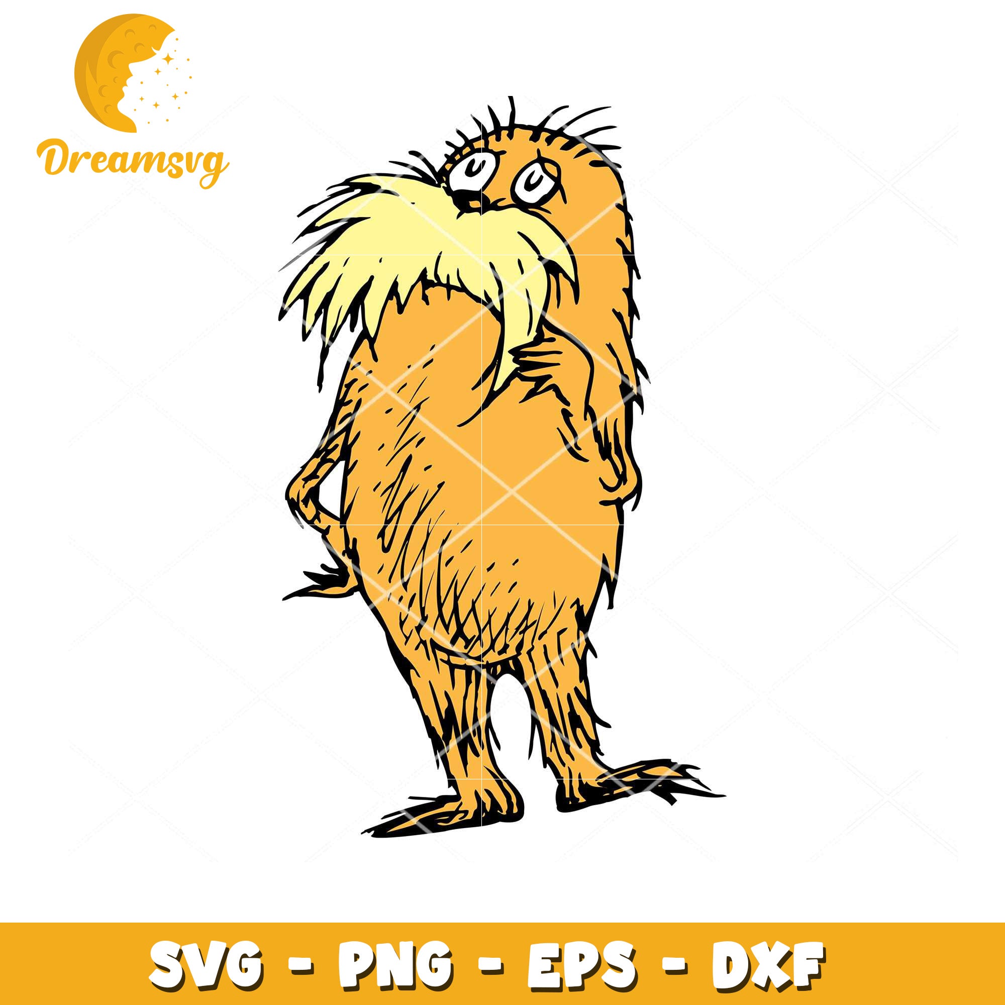 Lorax SVG PNG EPS DXF Cut File – DreamSVG Store