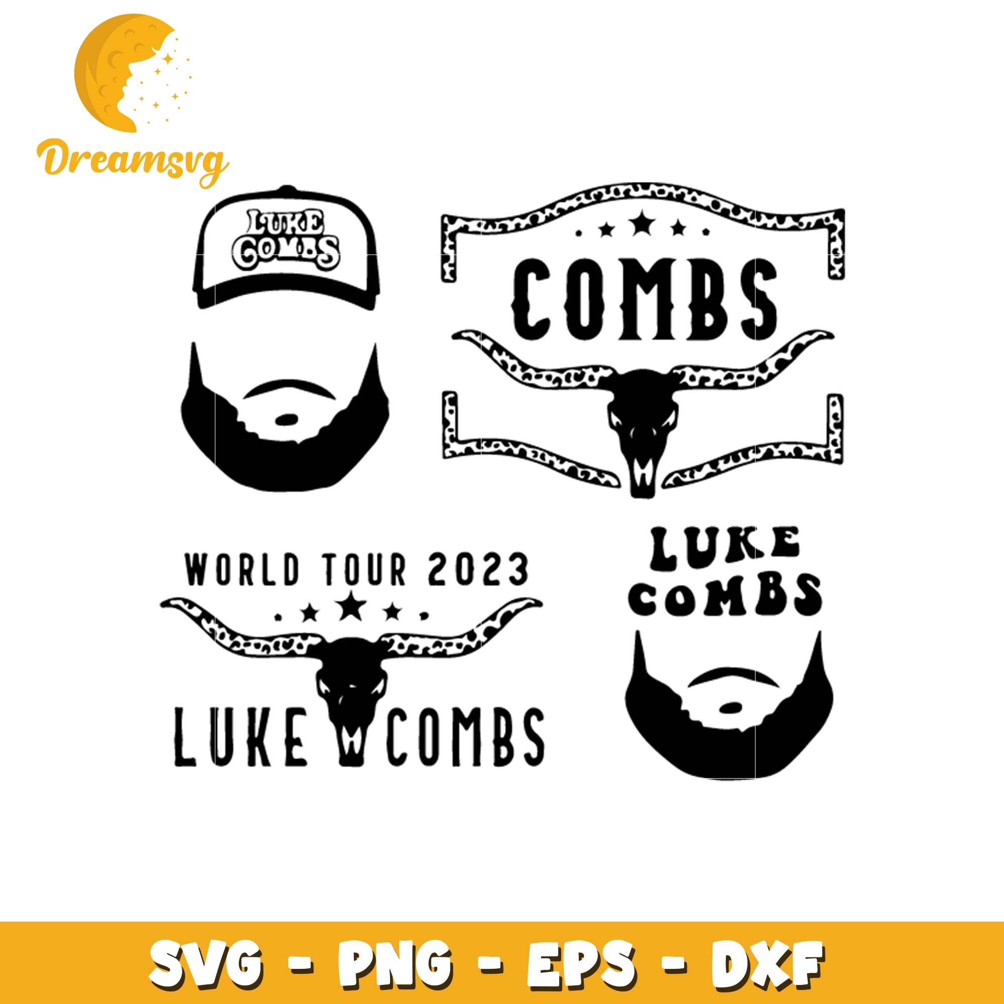 Luke combs world tour 2023 svg, luke combs svg, world tour svg ...