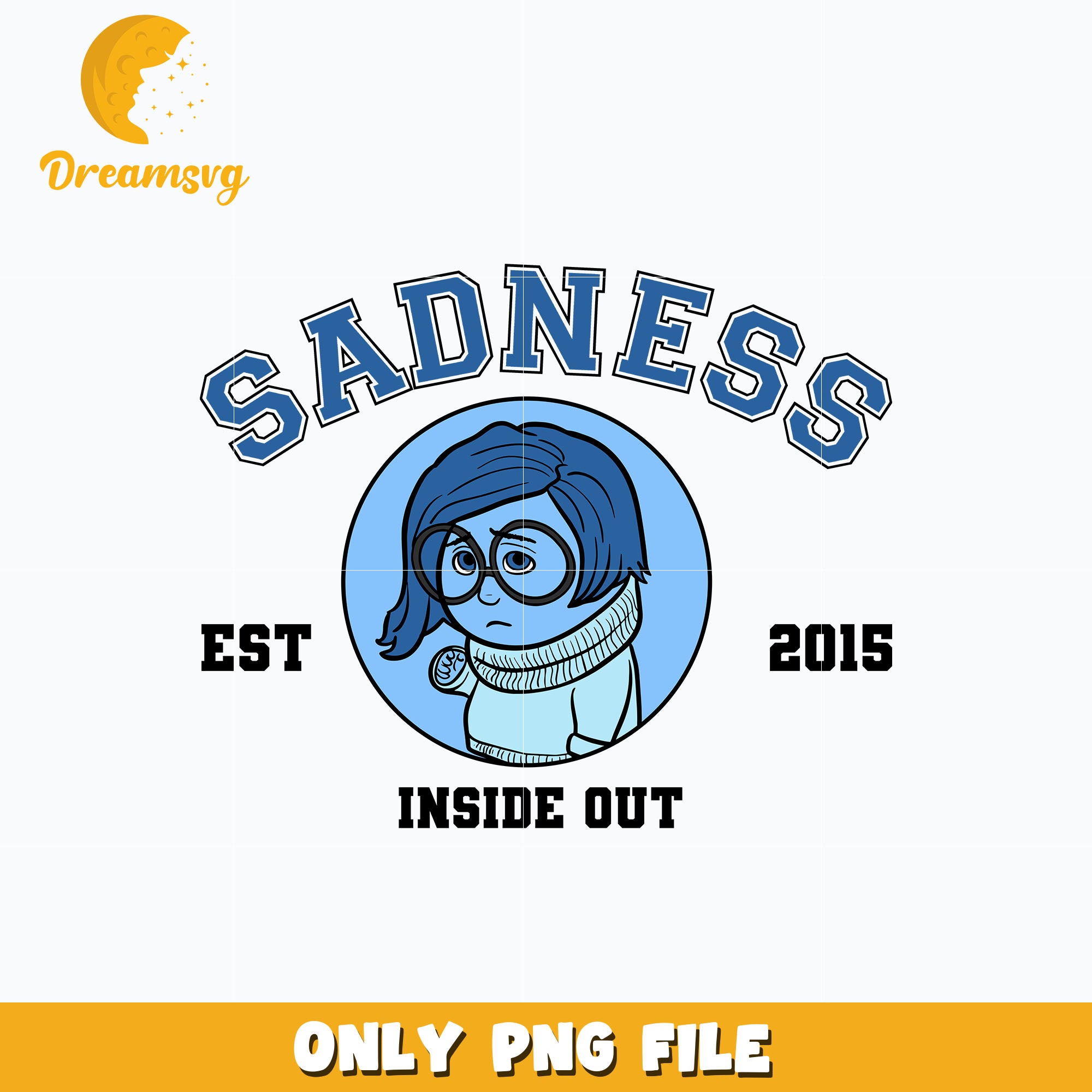 Sadness est 2015 png, inside out 2 png – DreamSVG Store