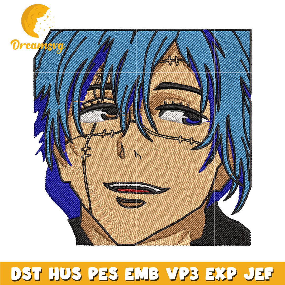 Mahito smile embroidery design – DreamSVG Store