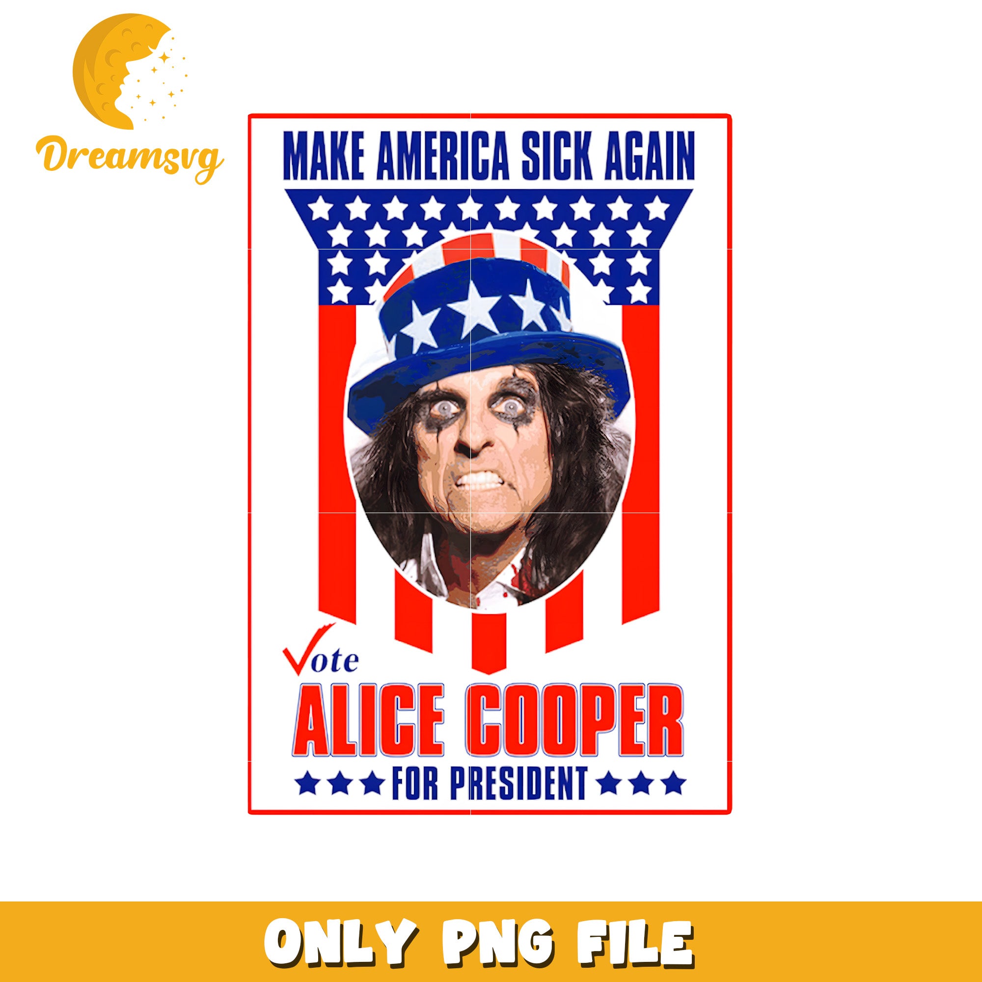 Make american sick again png, political humor png, parody slogan png ...