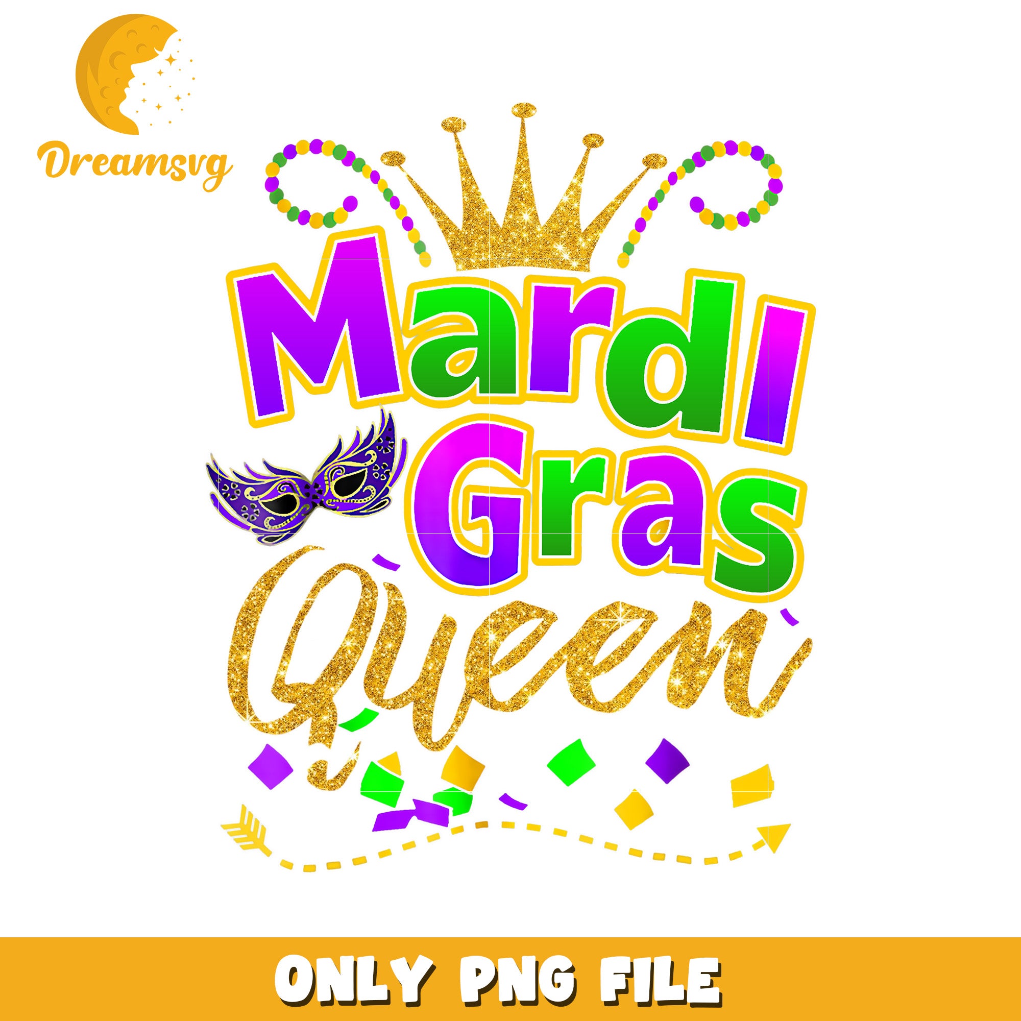 Mardi gras queen crown costume png, Mardi gras queen png – DreamSVG Store
