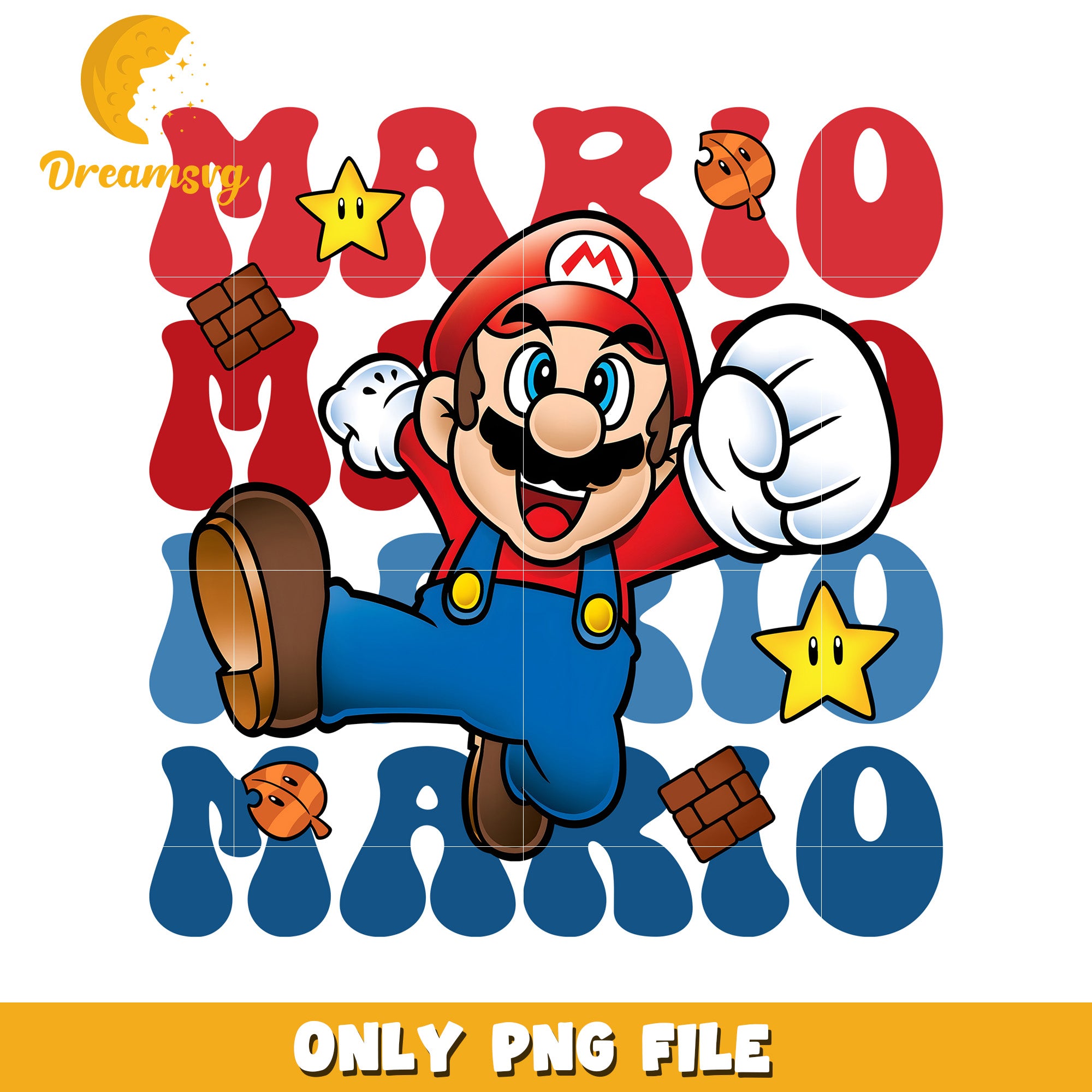 Mario design png, super mario png, nintendo mario png – DreamSVG Store