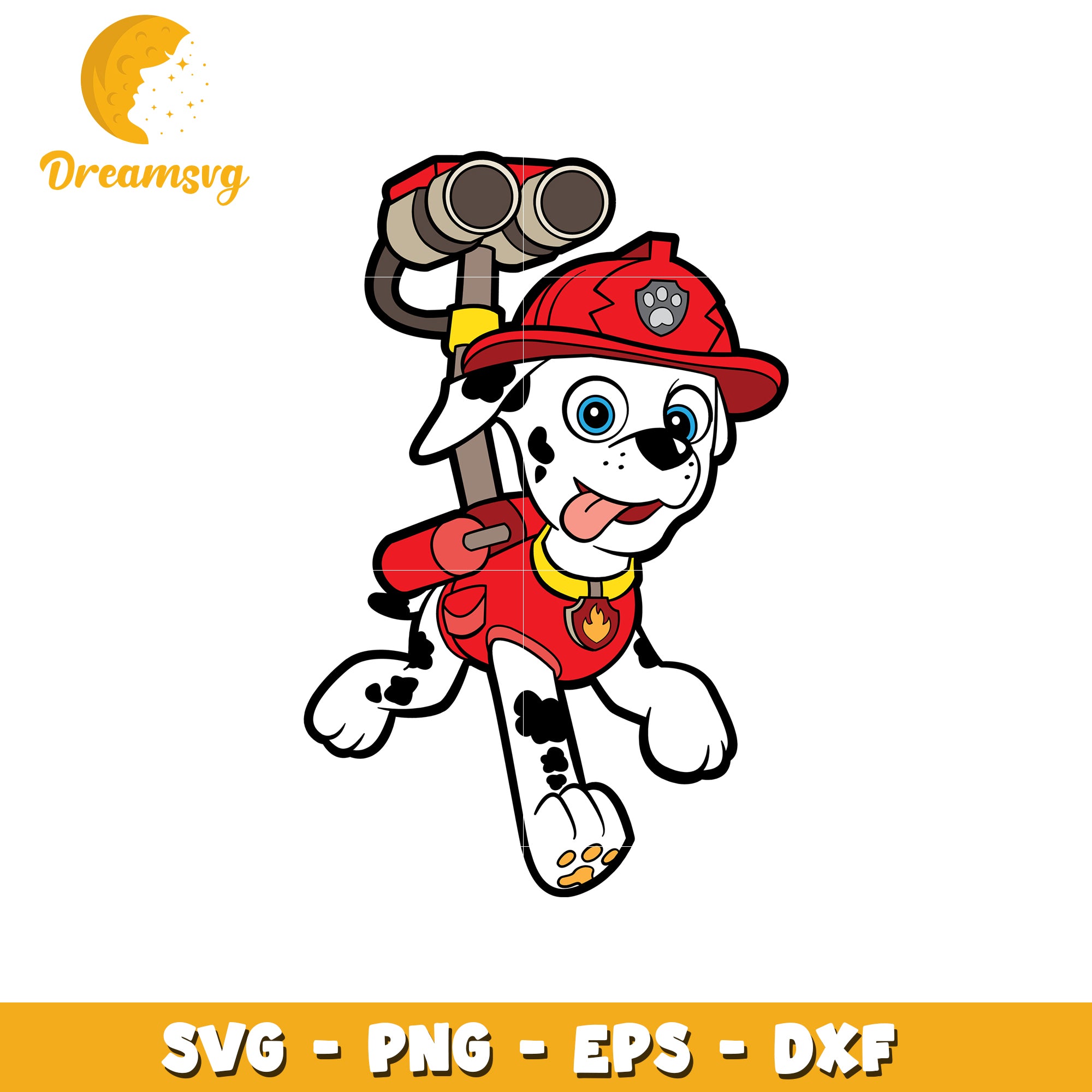 Marshall Firefighter Paw Patrol SVG PNG EPS DXF – DreamSVG Store