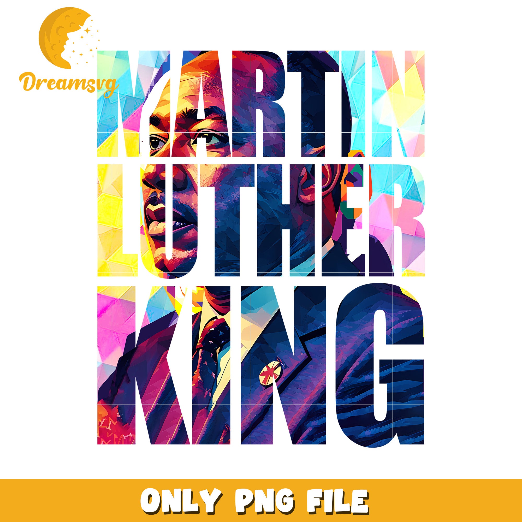 Martin Luther King PNG Image – DreamSVG Store