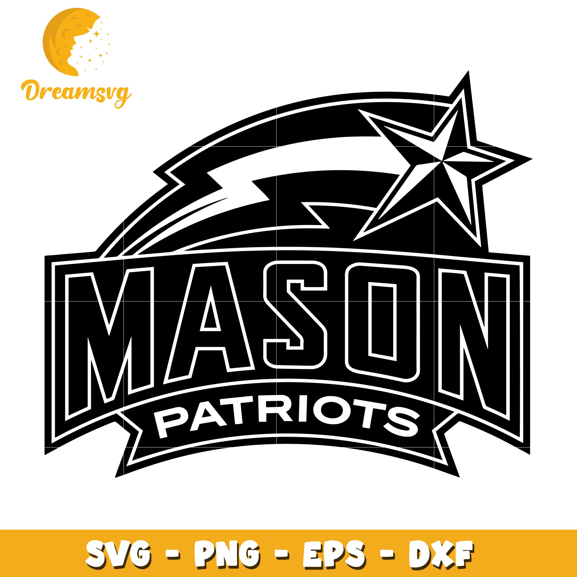 Mason Patriots SVG Cut File – DreamSVG Store