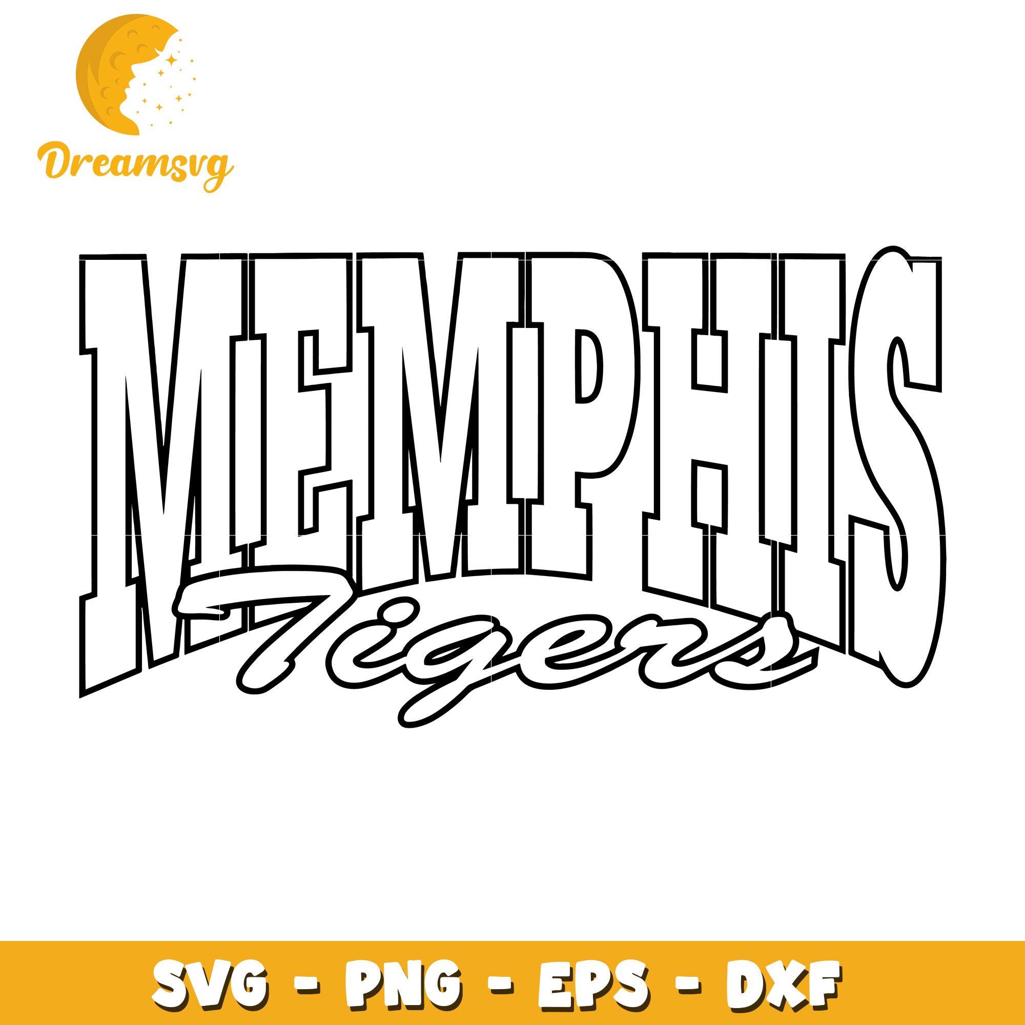 Memphis Tigers SVG Cut File – DreamSVG Store