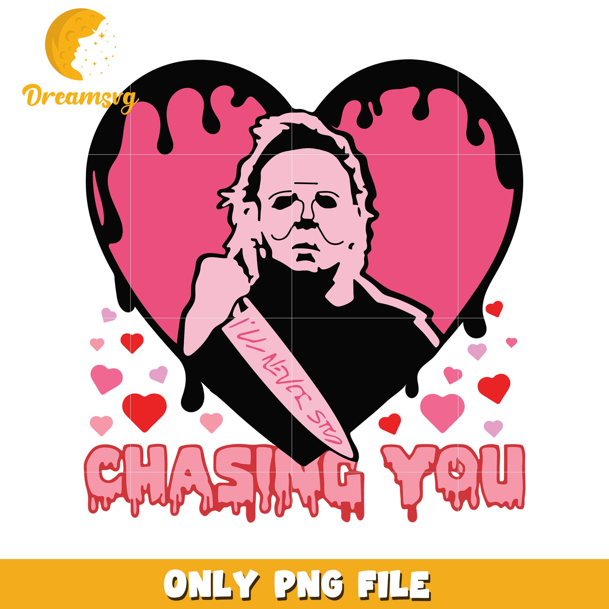 Michael Myers Chasing You PNG – DreamSVG Store