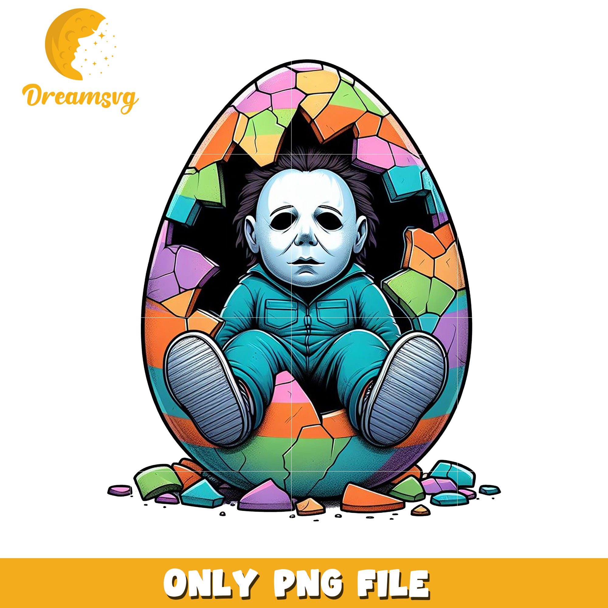 Michael Myers Easter Egg PNG – DreamSVG Store