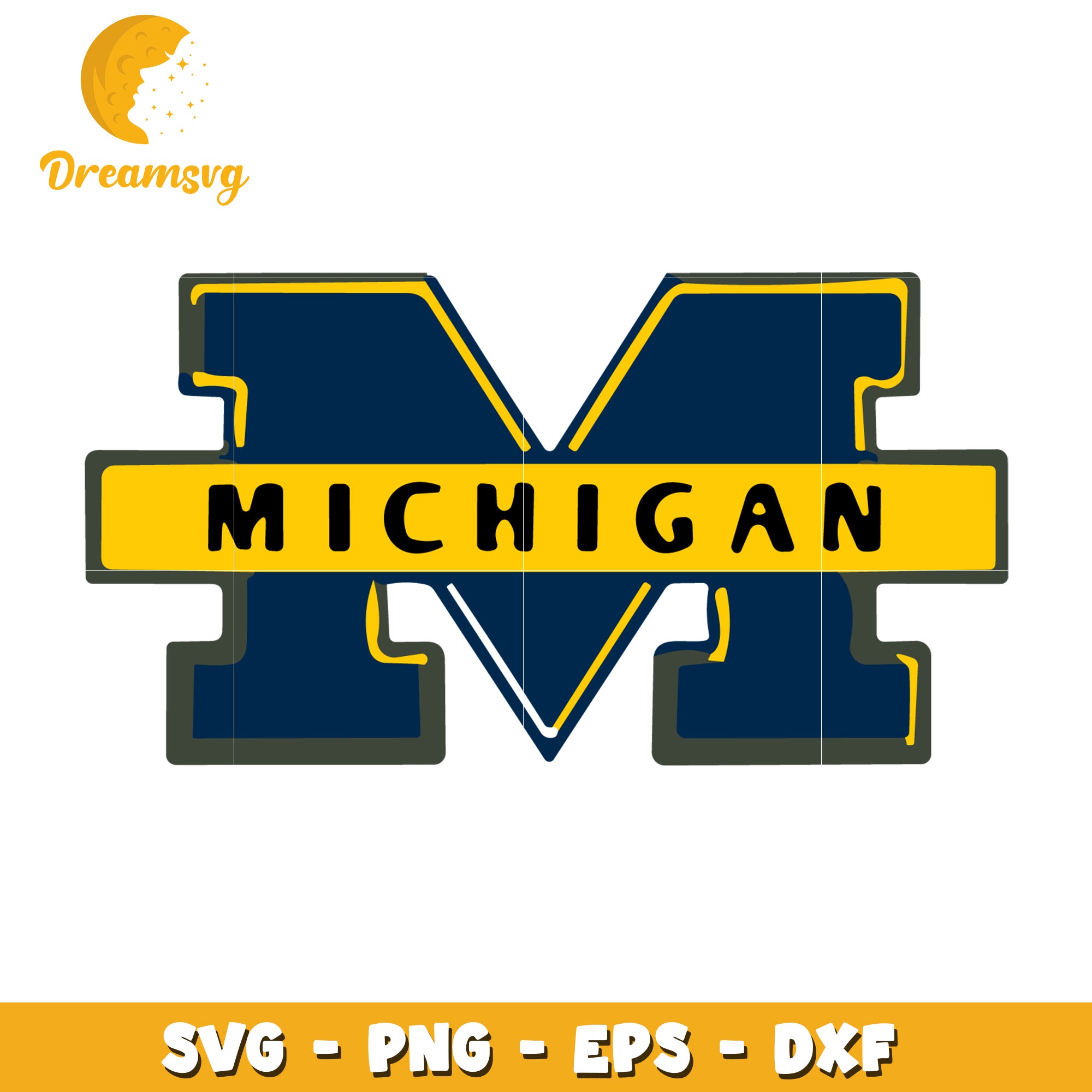 Michigan Logo SVG PNG EPS DXF – DreamSVG Store