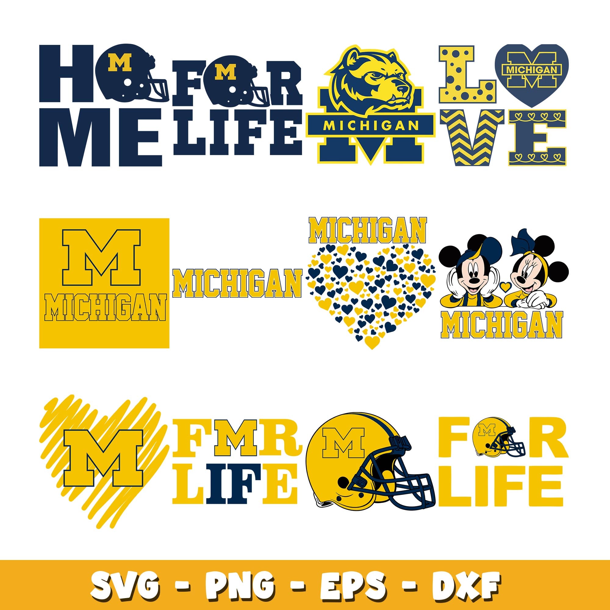 Michigan M Logo Svg