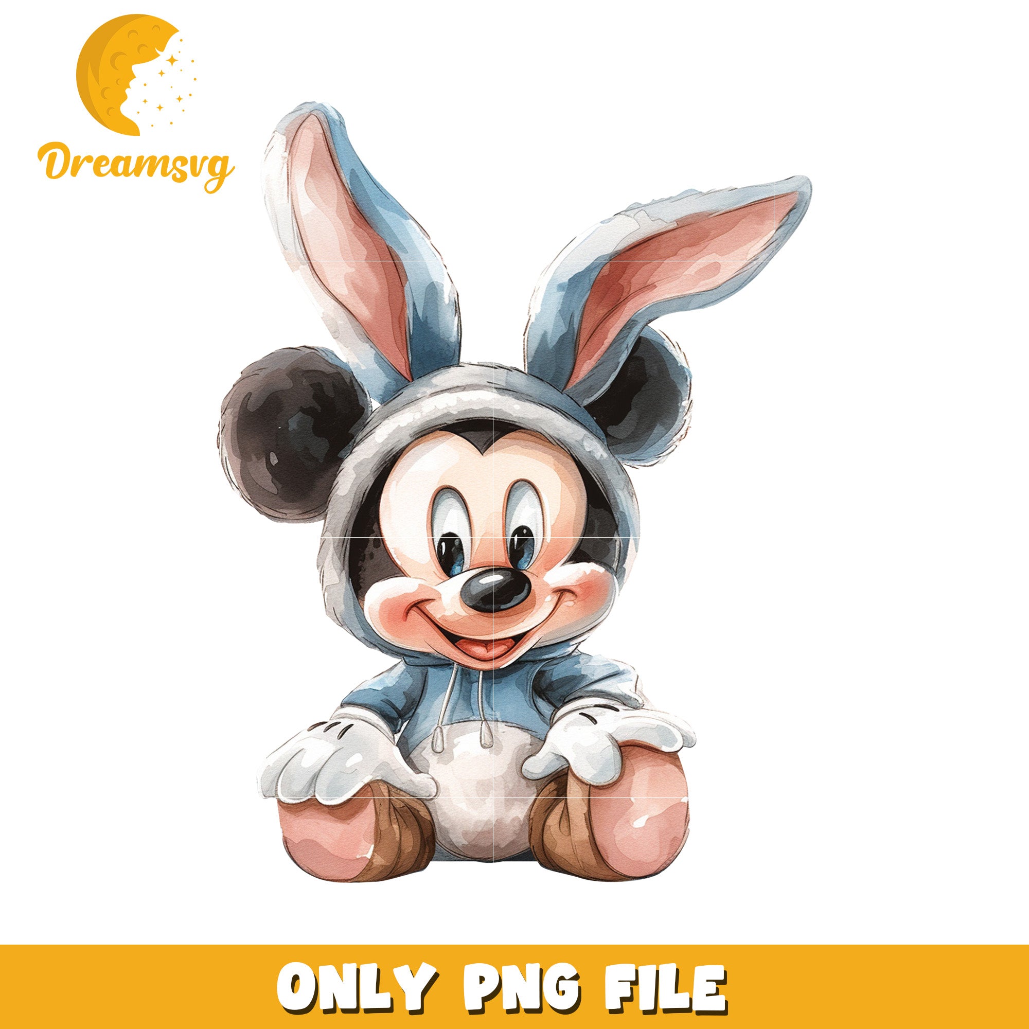 Mickey Mouse Bunny PNG – DreamSVG Store