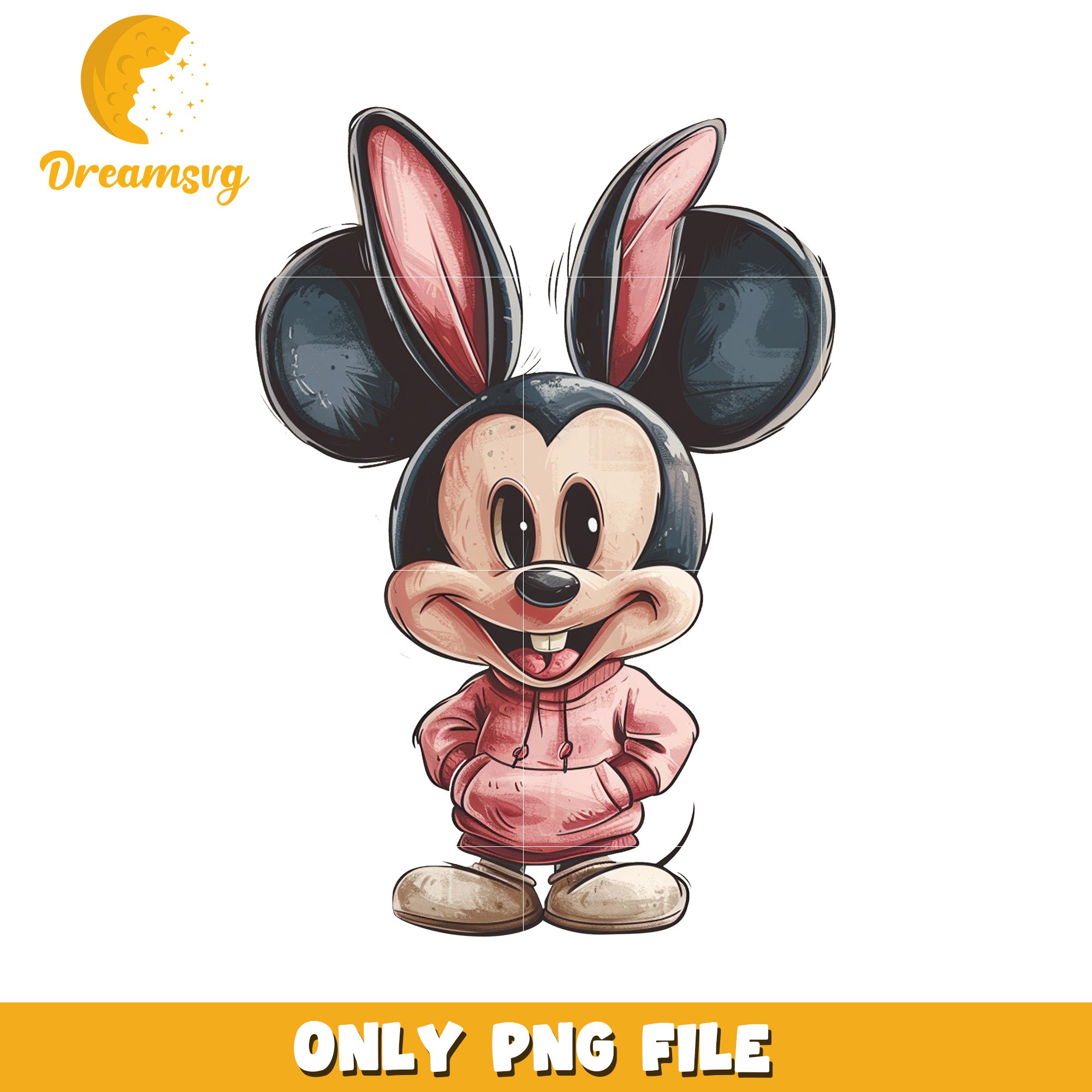Mickey Mouse Bunny PNG Download – DreamSVG Store