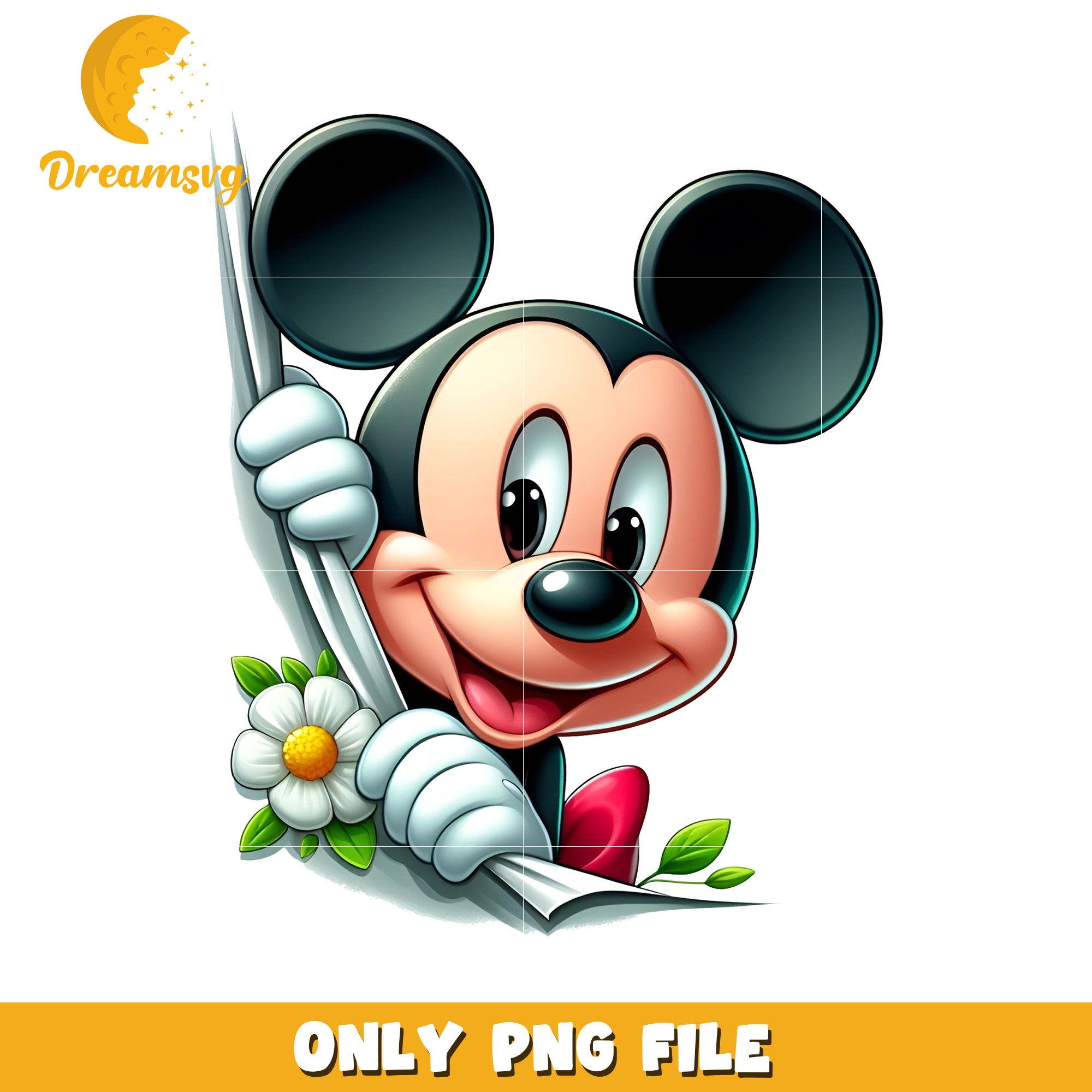 Mickey Mouse PNG File Cute Cartoon Character Download – DreamSVG Store