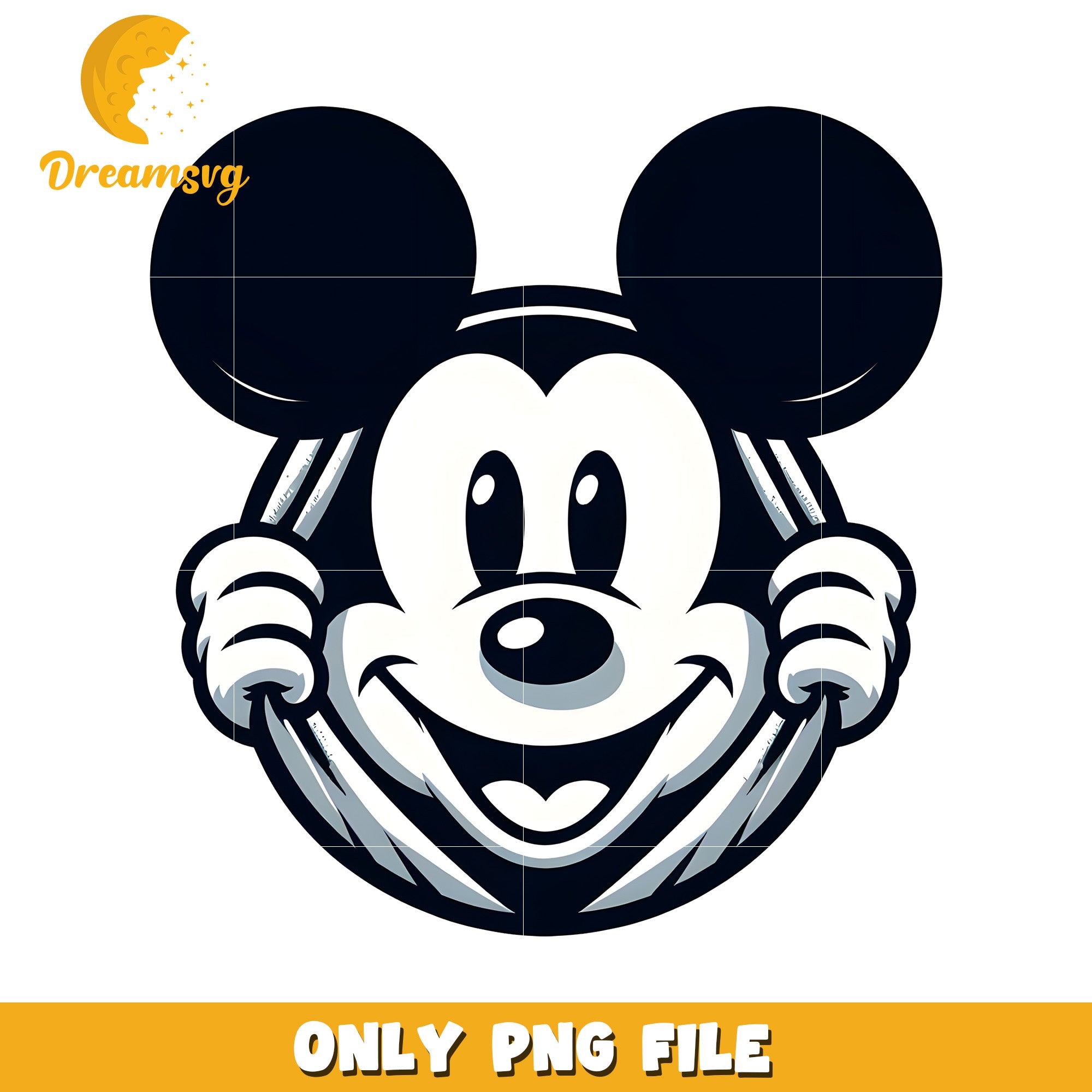 Mickey Mouse PNG Image Fun Cartoon Character Design – DreamSVG Store