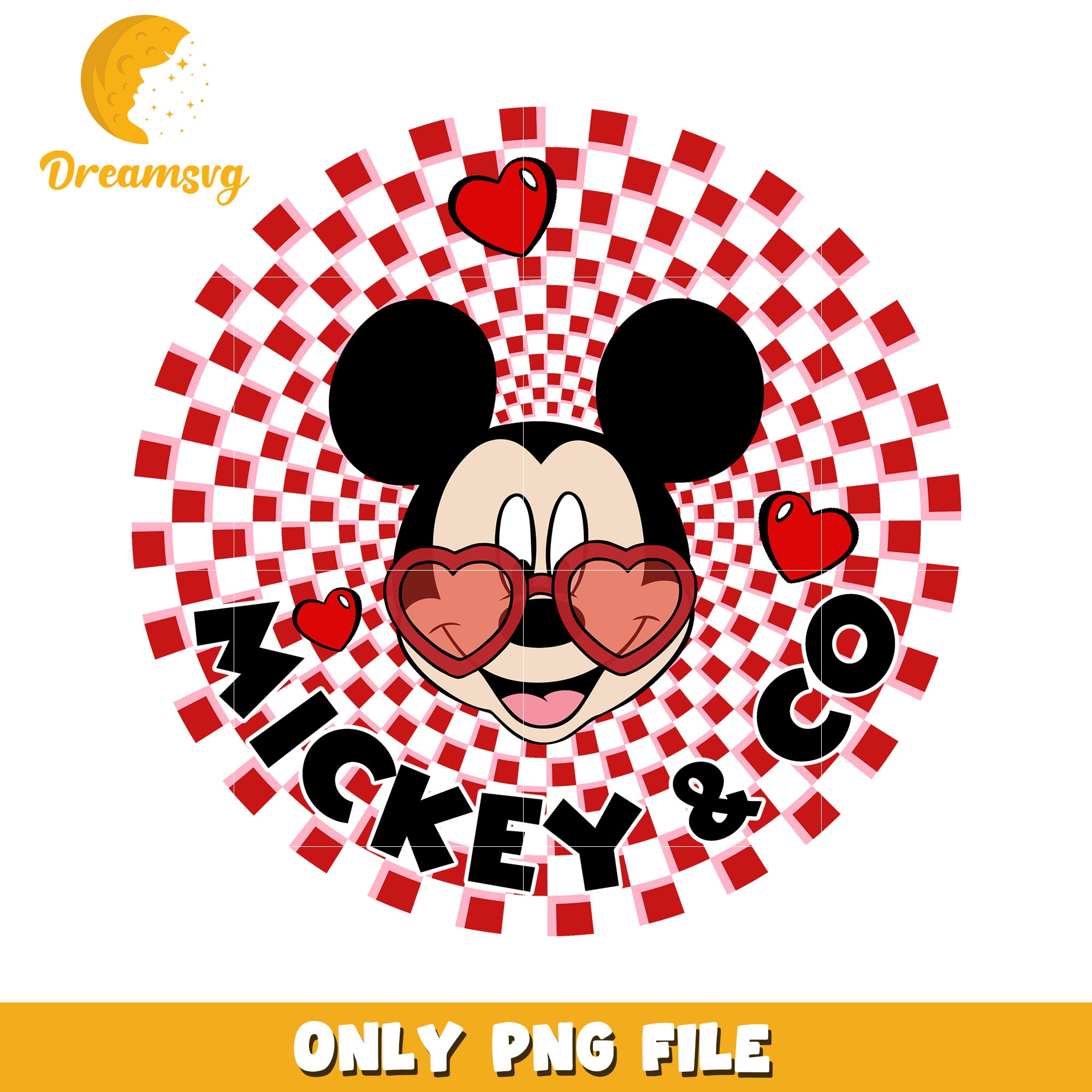 Mickey Mouse Valentines PNG – DreamSVG Store