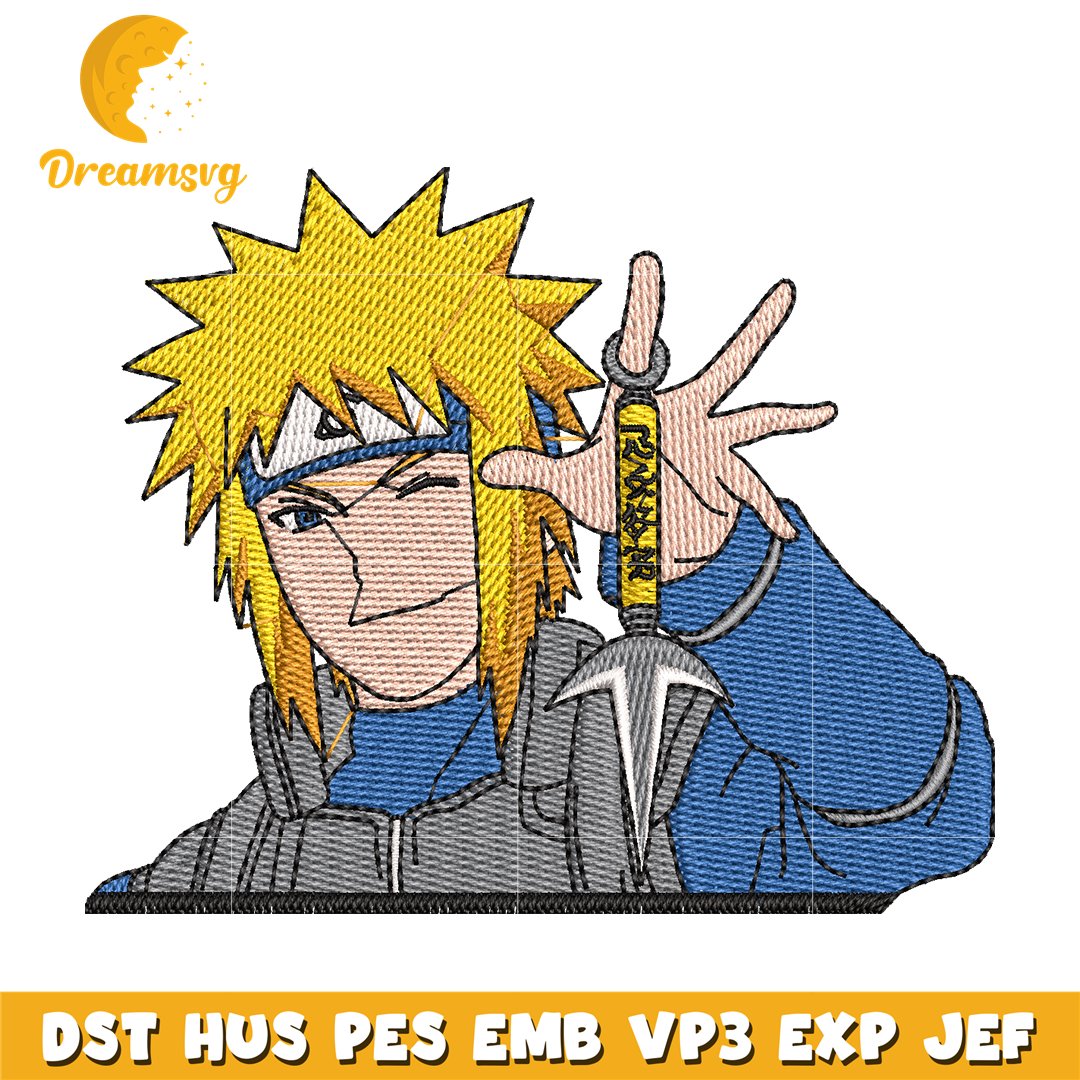Minato Uzumaki embroidery design – DreamSVG Store