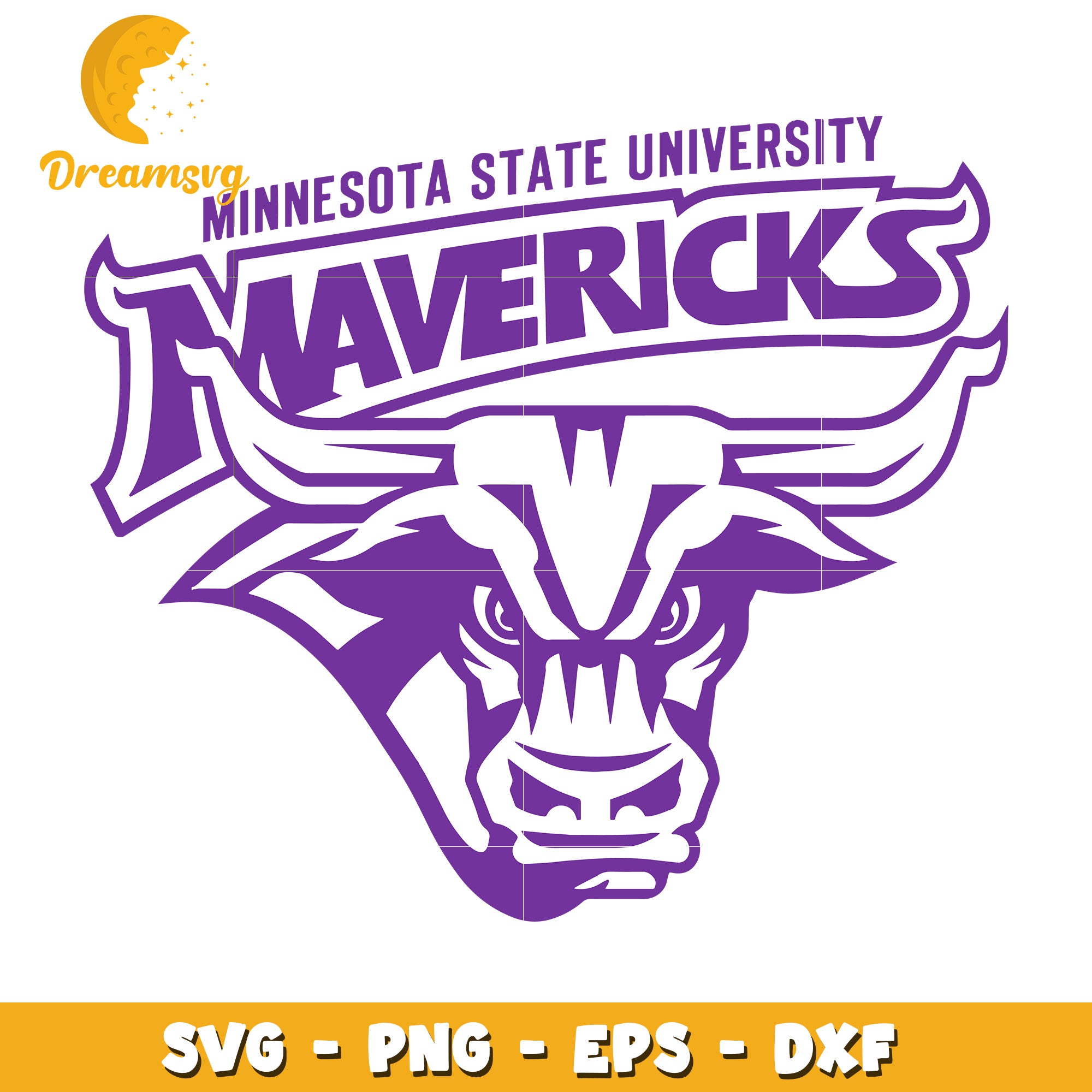 Minnesota State University Mavericks SVG Logo for Download – DreamSVG Store